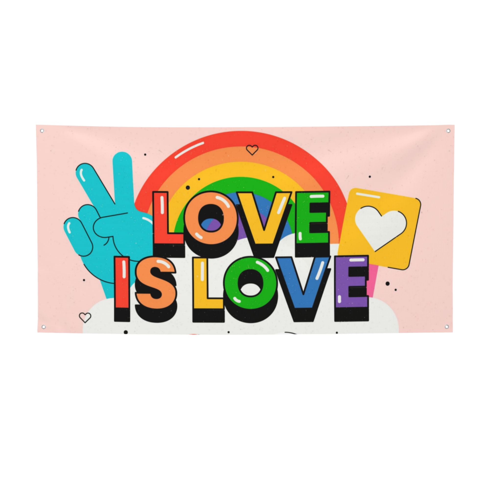 ZICANCN Banner Yard Signs, Supporting Transgender Love Party Wall Decor ...