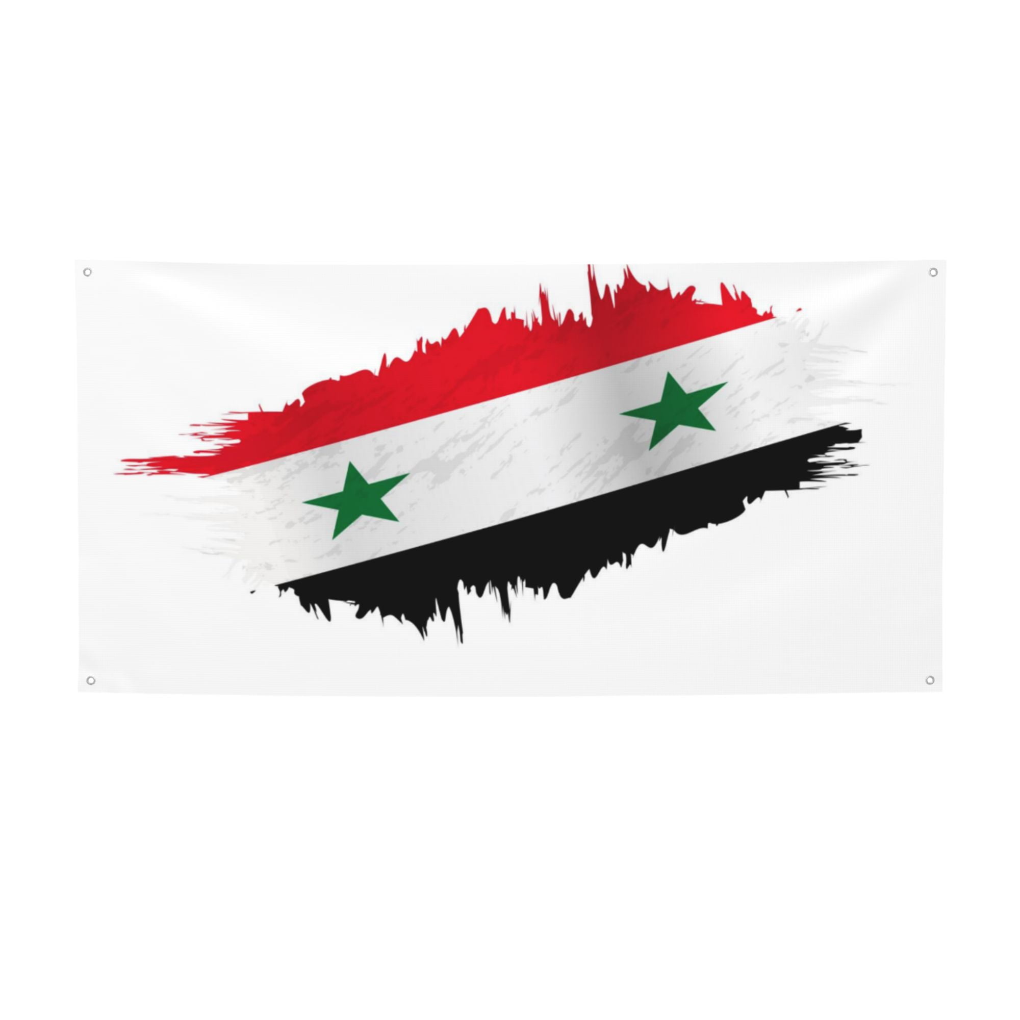 ZICANCN Banner Yard Signs, Syria Flag Party Wall Decor for Indoor ...