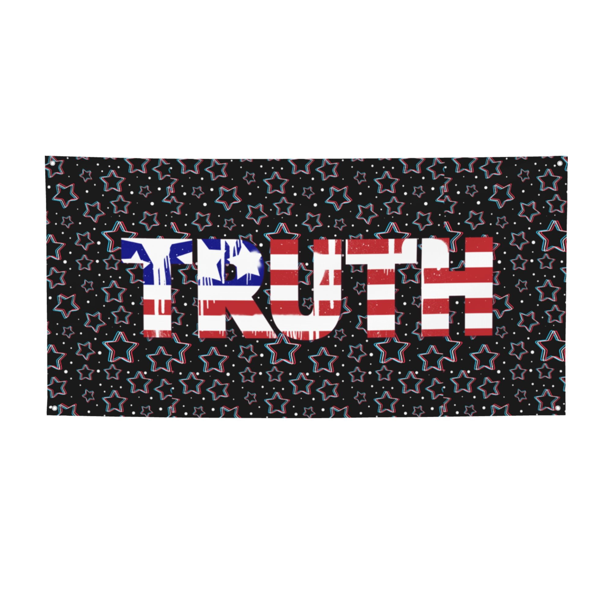 ZICANCN Banner Yard Signs, Truth Spray Paint Party Wall Decor for ...
