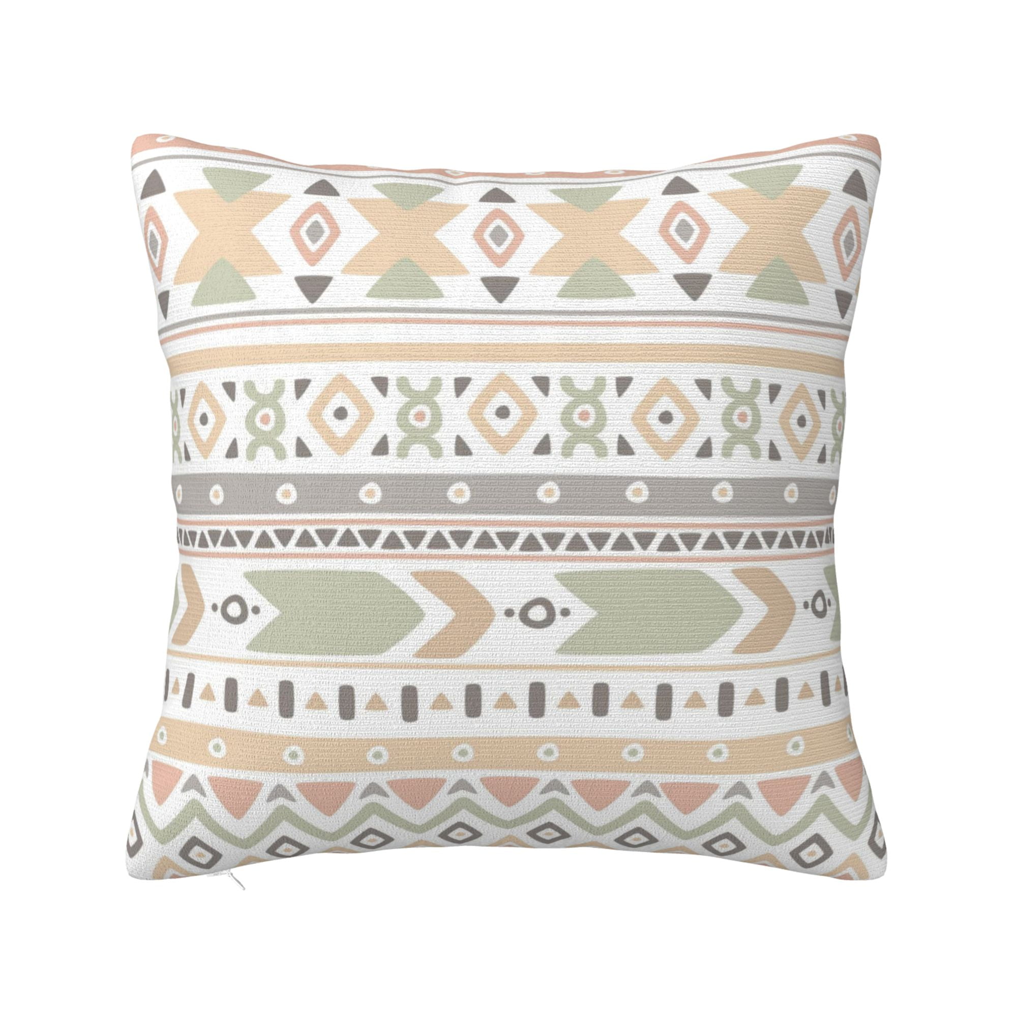 ZICANCN Boho Trendy Chic Throw Pillow Covers, Bed Couch Sofa Knit ...