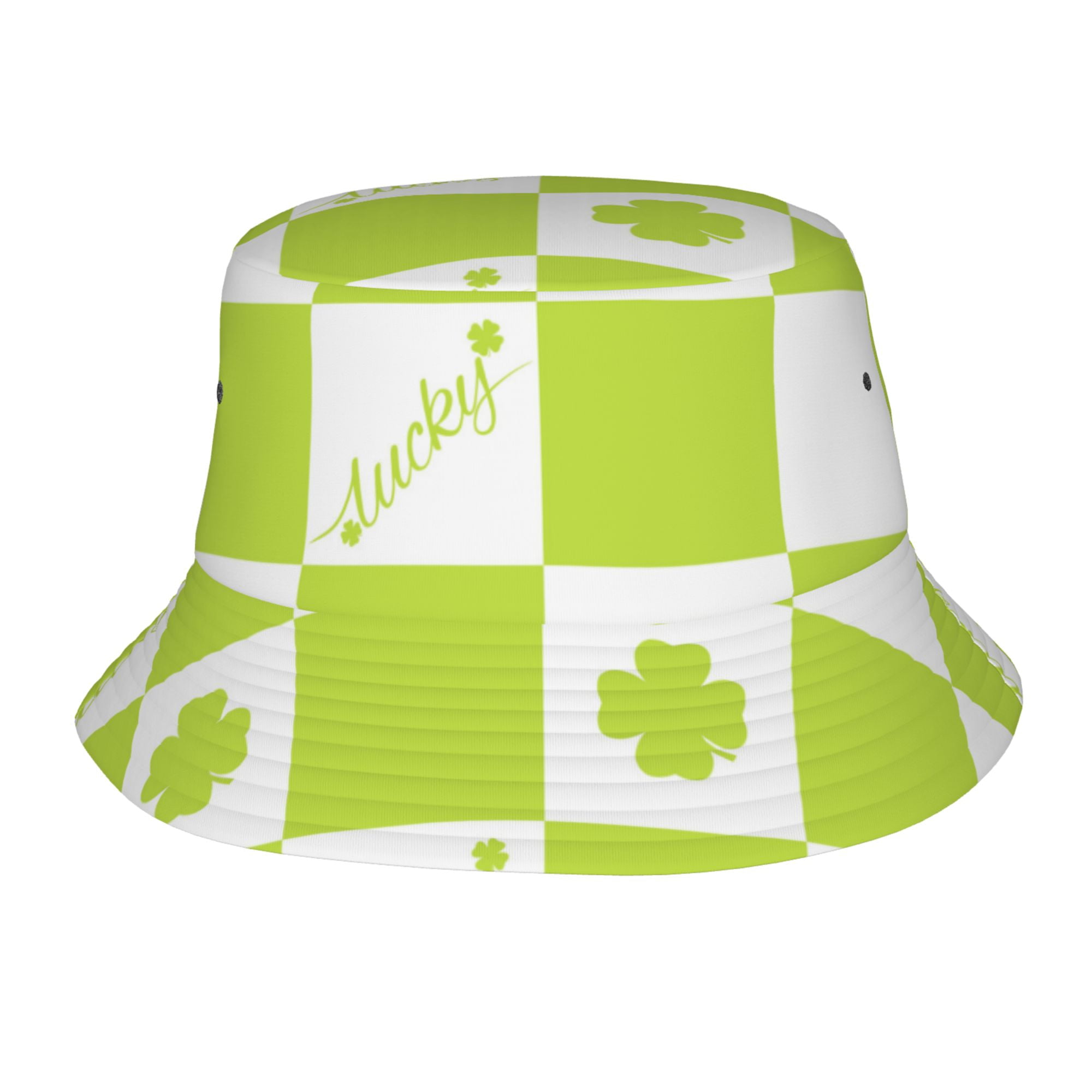 ZICANCN Bucket Hat -Clover Lucky Unisex Print Double-Side-Wear Bucket ...