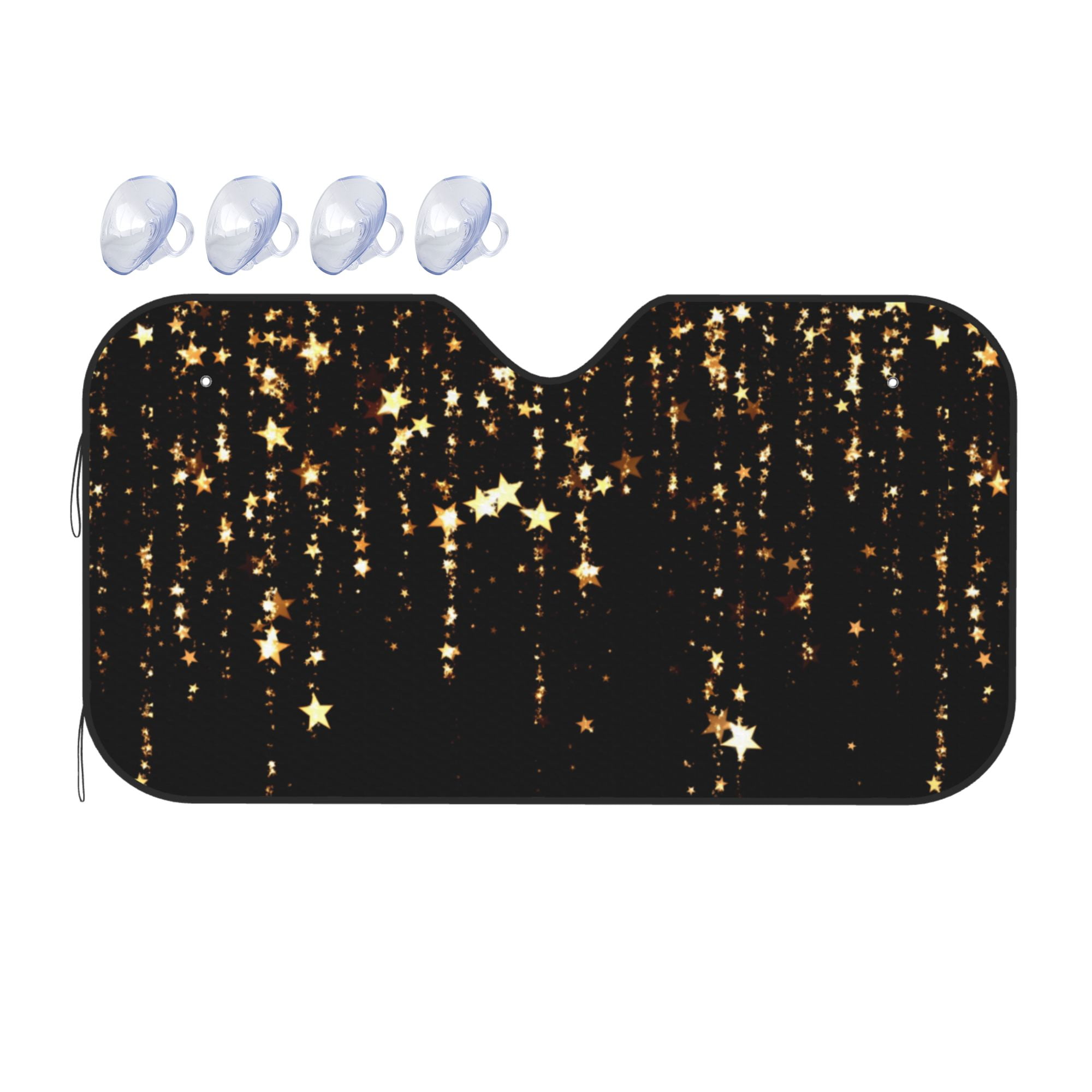 ZICANCN Car Sun Shades Front Windshield, Stars Decoration Automotive ...