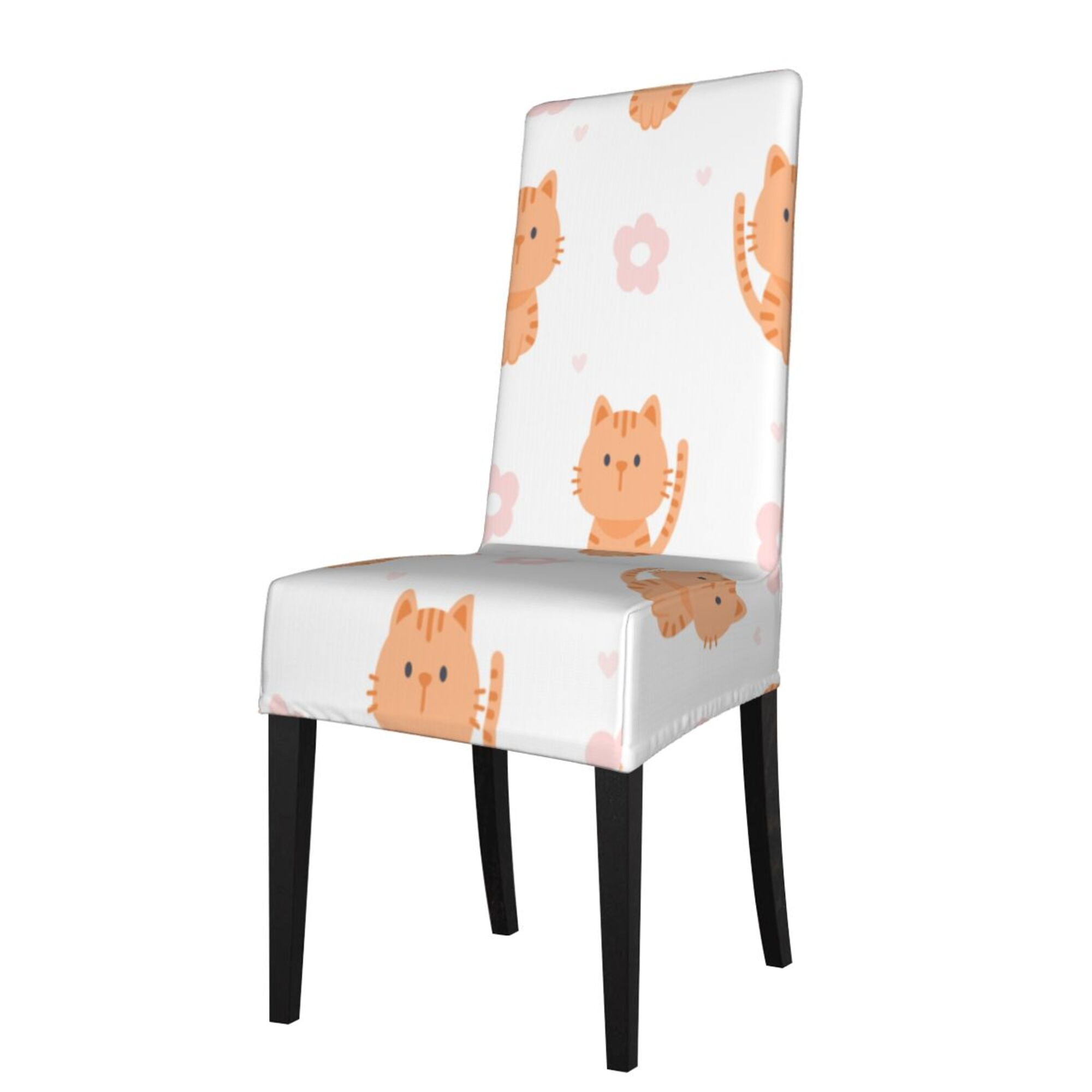 ZICANCN Cartoon Cat Blooming Flower Chair Protectors Seat Covers ...