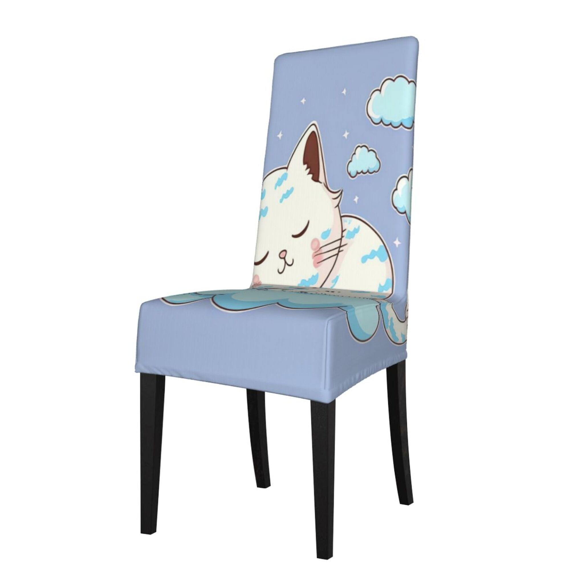 ZICANCN Cat Kitten Floating Clouds Chair Protectors Seat Covers ...