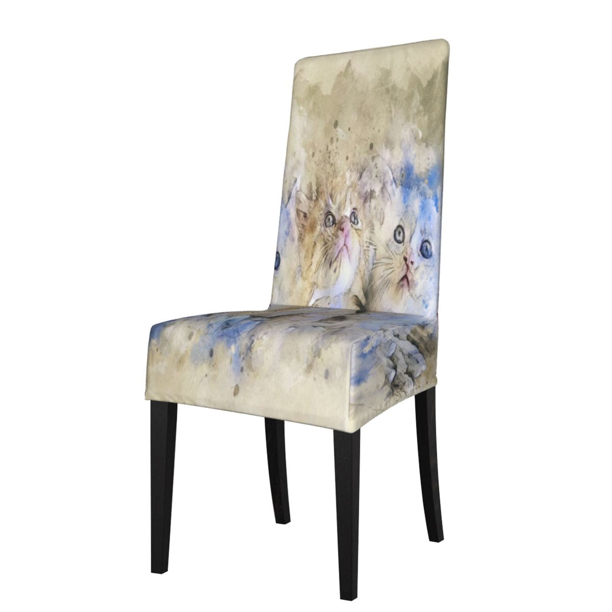 ZICANCN Cat Page Three Chair Protectors Seat Covers , Dining Chair ...