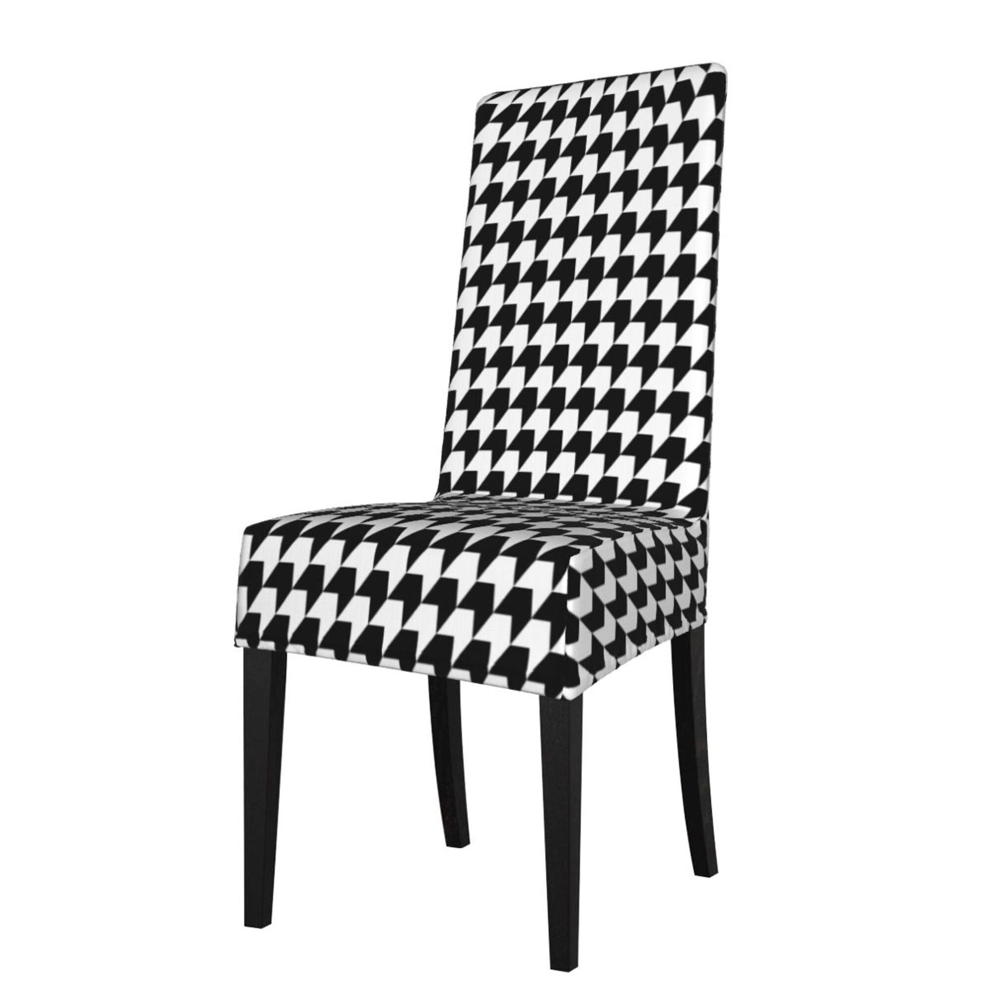 ZICANCN Classic Black Houndstooth Chair Protectors Seat Covers , Dining ...