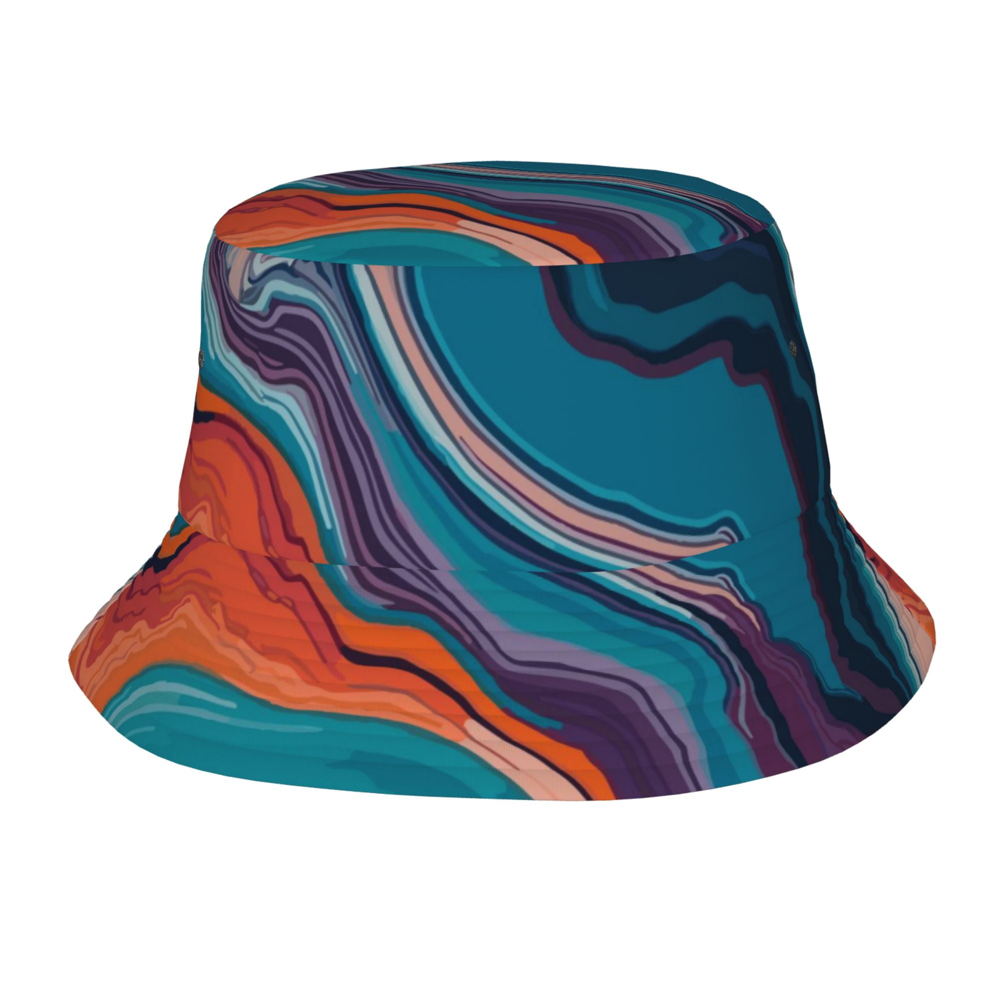 ZICANCN Colourful Abstract Art Mlticolored Bucket Hat , Unisex Print ...
