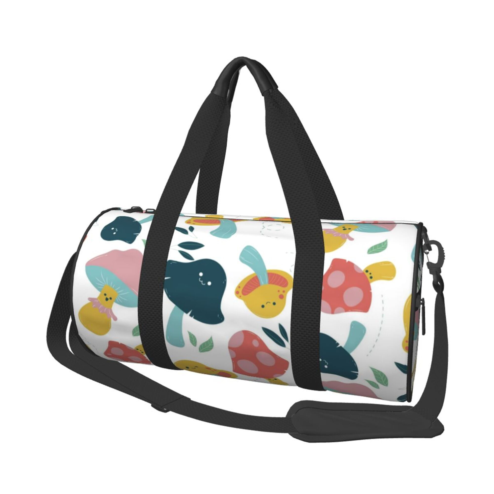 ZICANCN Cute Mushroom Goblin Travel Duffle Bag, Sports Tote Gym Bag ...