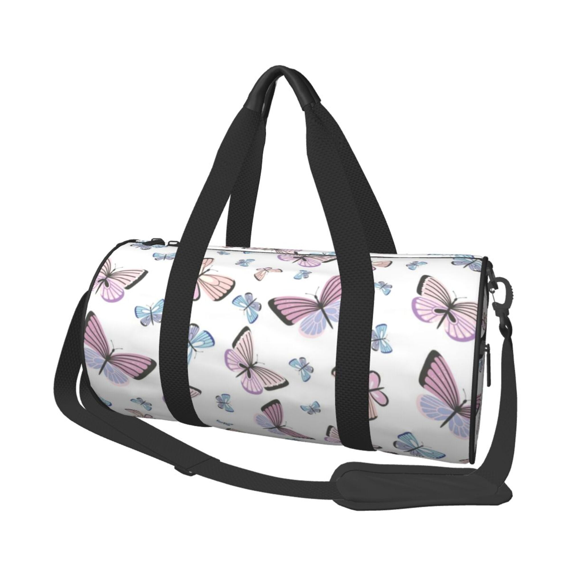 ZICANCN Cute Texture Butterfly Travel Duffle Bag, Sports Tote Gym Bag ...
