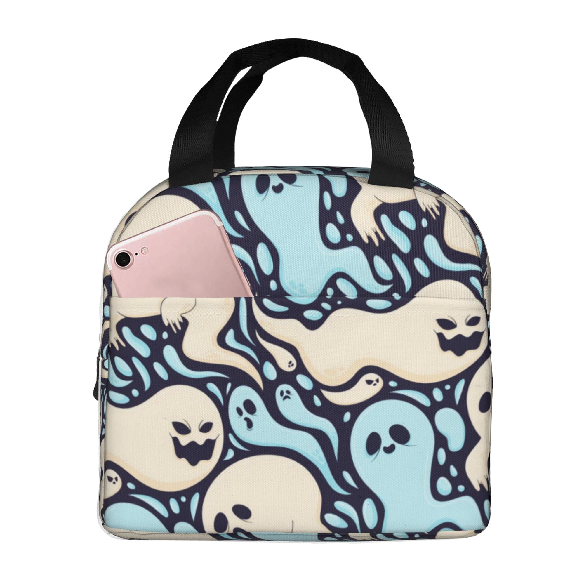 ZICANCN Insulated Lunch Bag for Women Men, Night Event Ghost Spooky ...