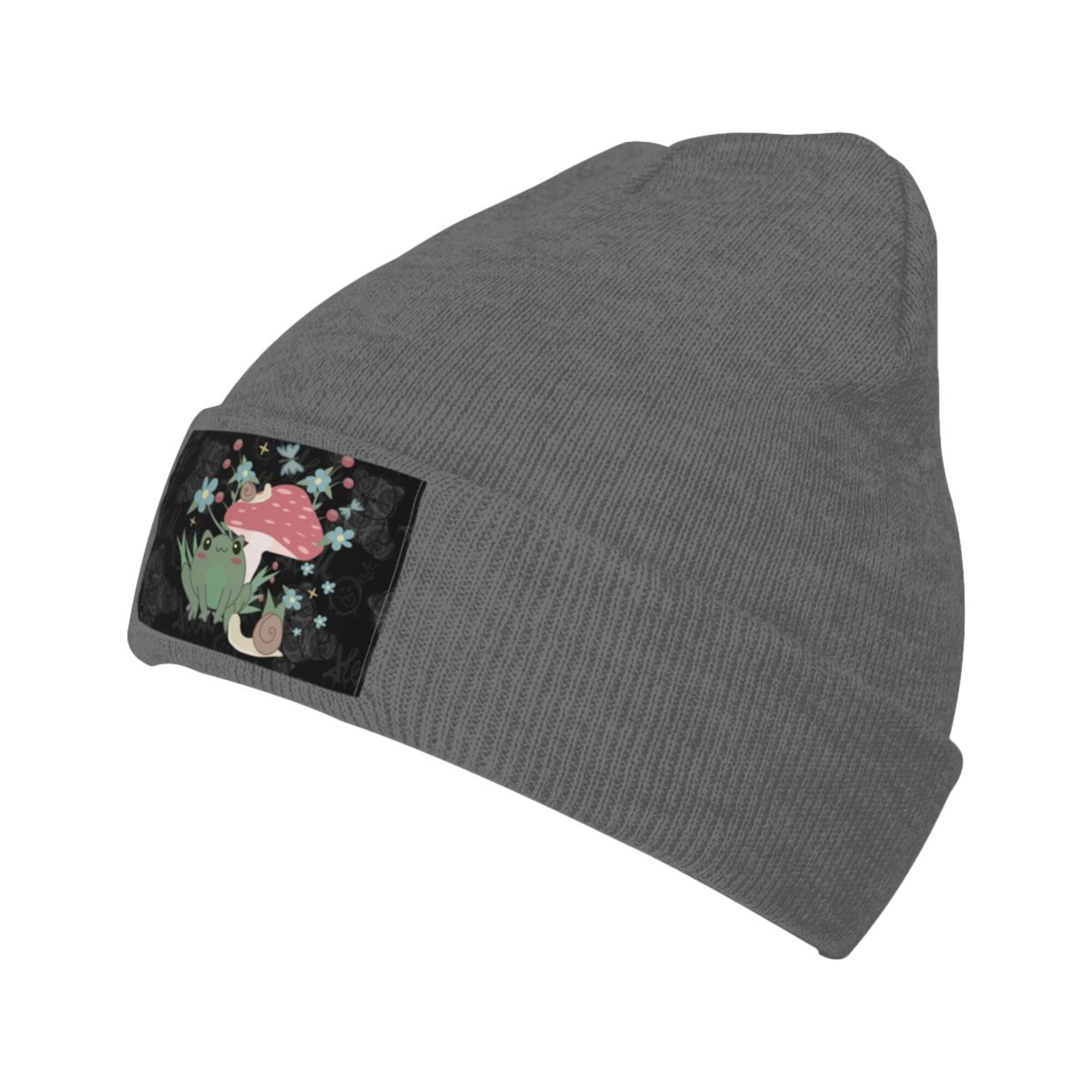 ZICANCN Knit Beanie Hat-Cartoon Frog Cottagecore Mushroom Winter Cap ...