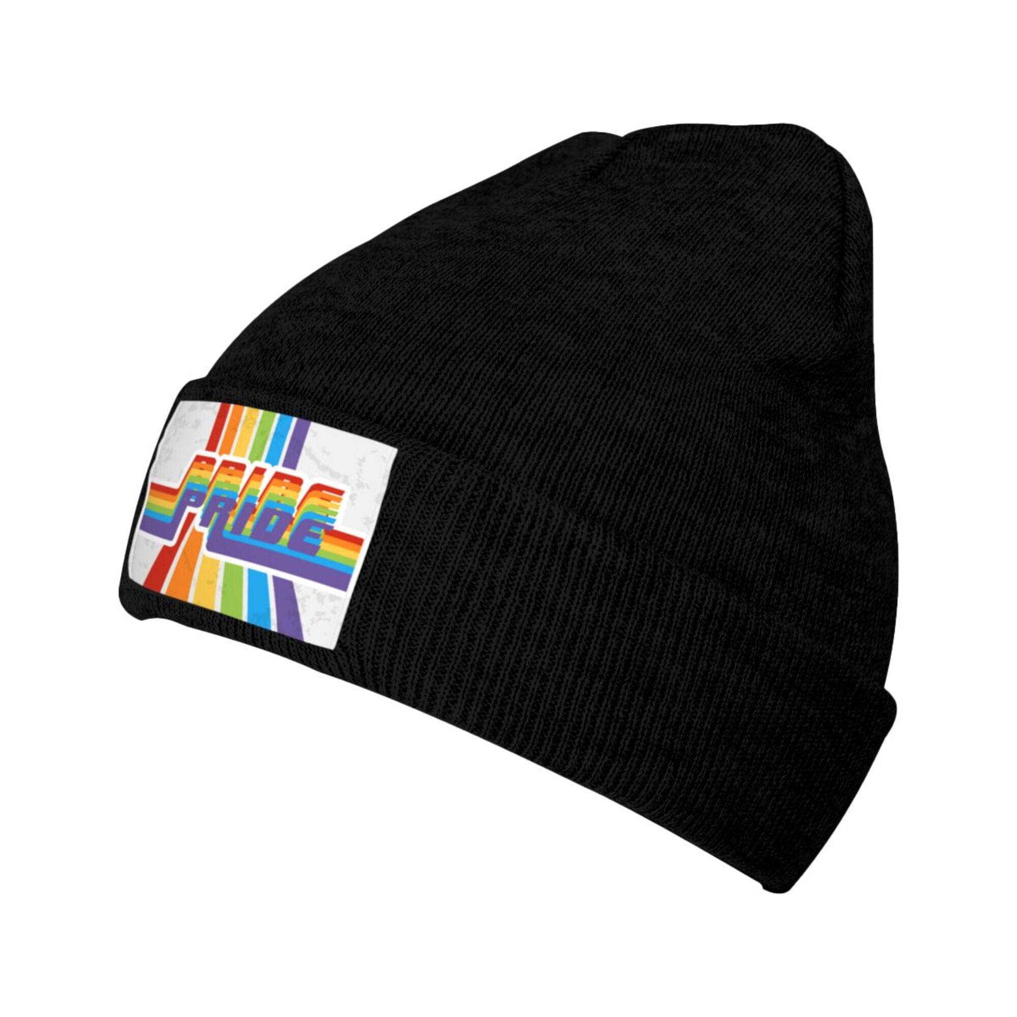 ZICANCN Knit Beanie Hat-LGBT Pride Rainbow Winter Cap Soft Warm Classic ...