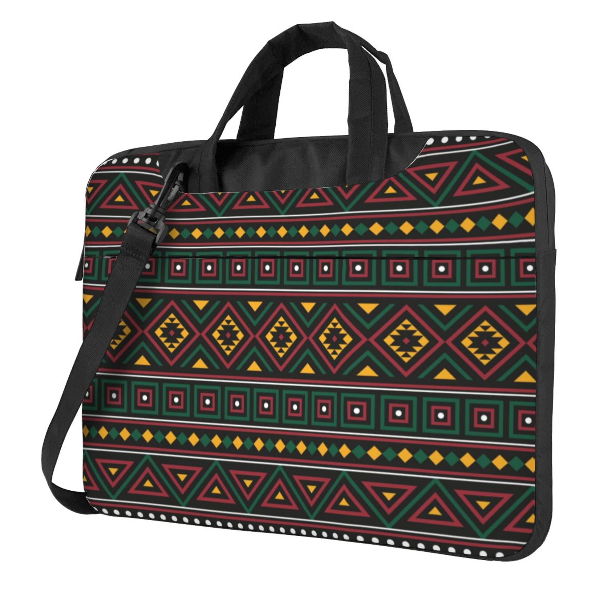 ZICANCN Laptop Case 13 inch, African Aztec Ethnic Tribal Work Shoulder ...