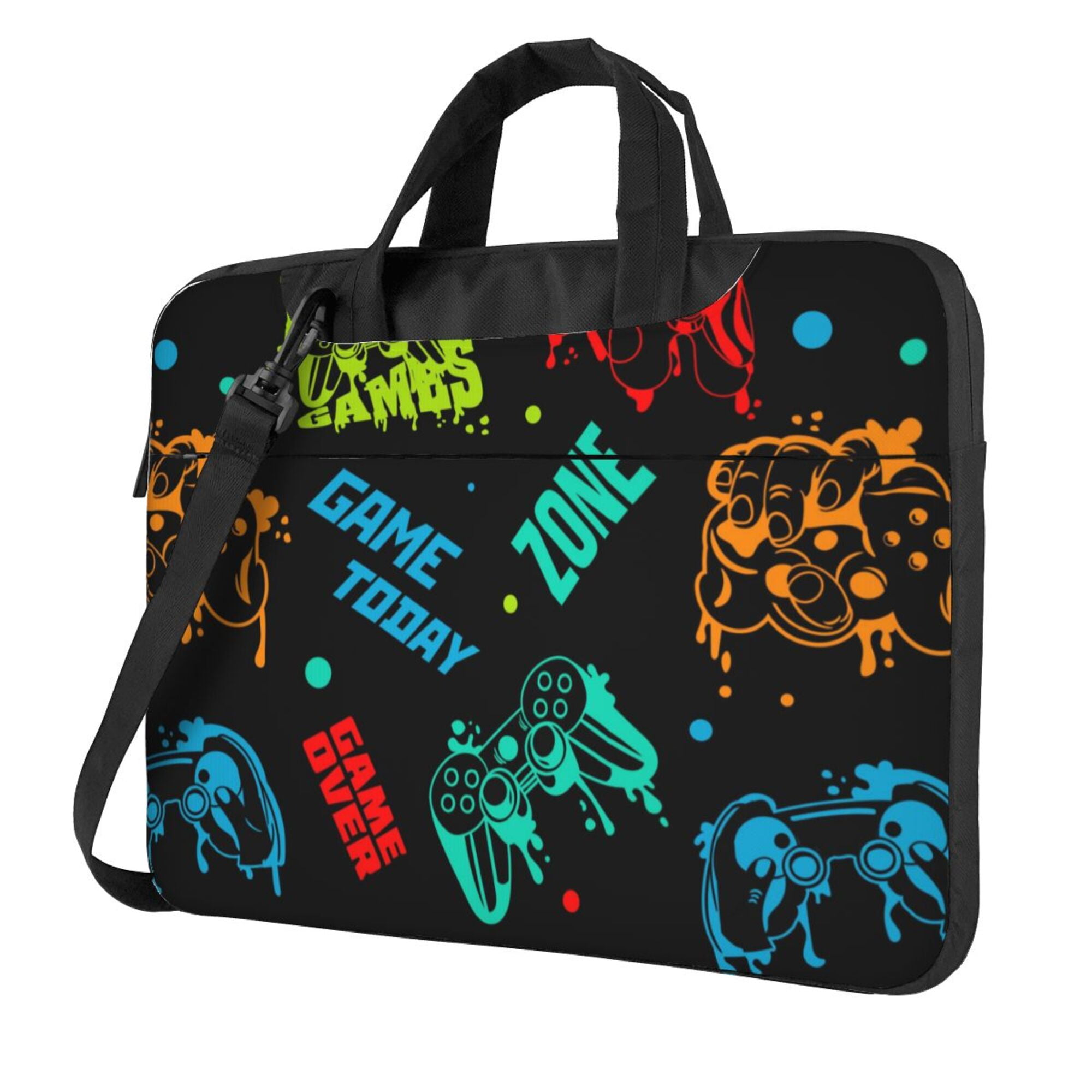 ZICANCN Laptop Case 13 inch, Colorful Gamepad Controller Work Shoulder ...