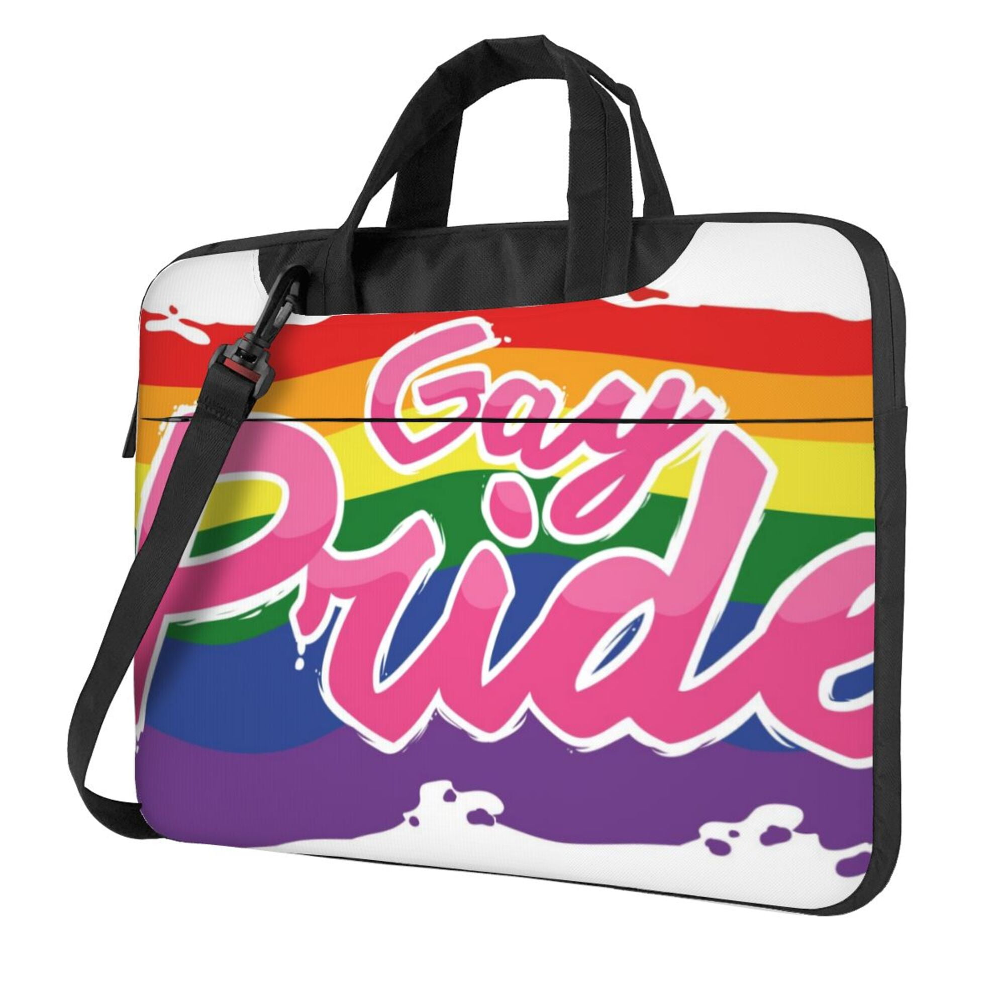 ZICANCN Laptop Case 13 inch, Gay Rainbow Pride Work Shoulder Messenger ...