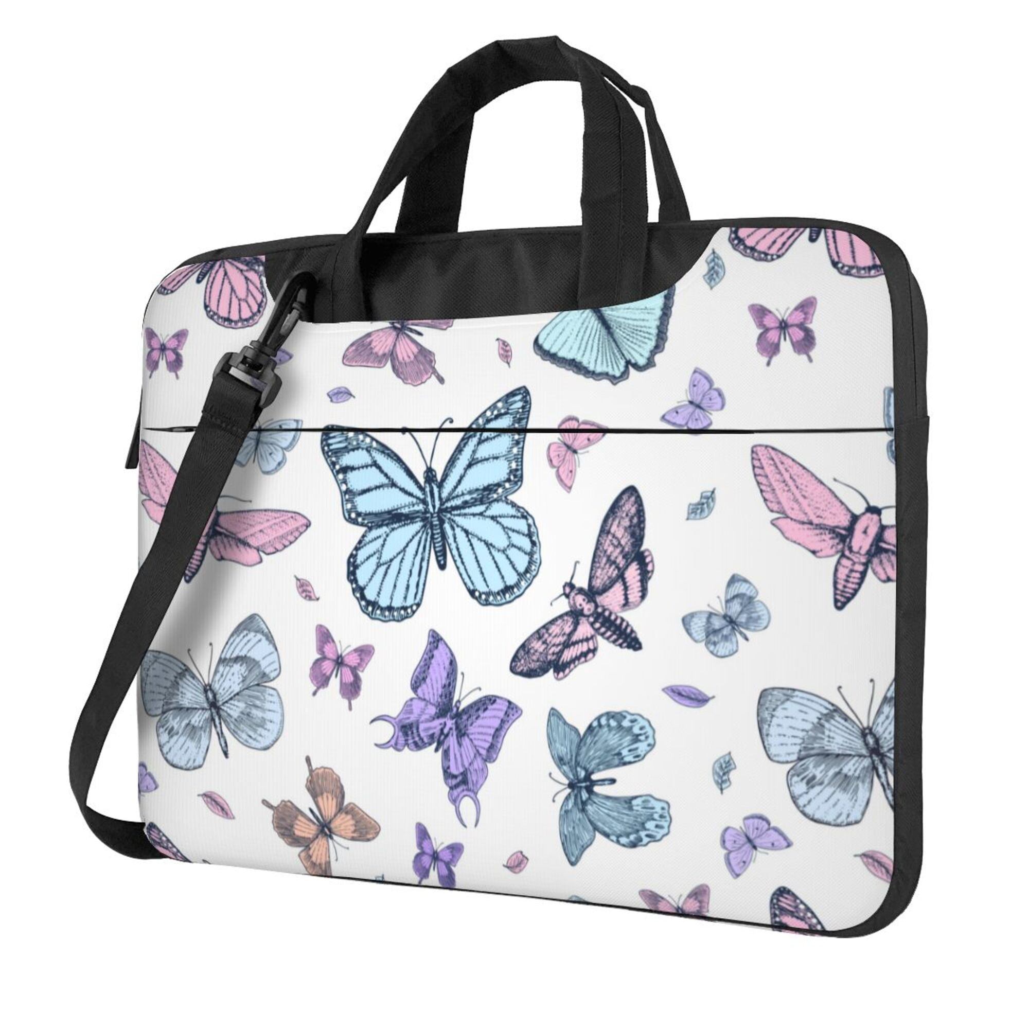 ZICANCN Laptop Case 13 inch, Multicolor Spring Butterflies Work ...