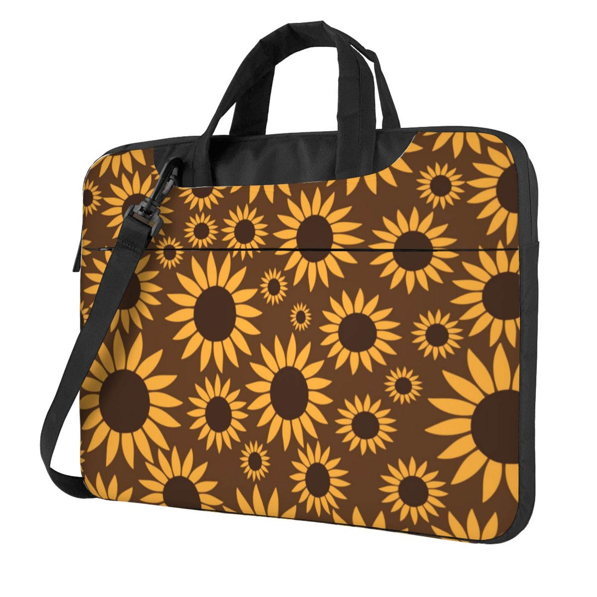 ZICANCN Laptop Case 13 inch, Sunflowers Plant Brown Illustration Work ...
