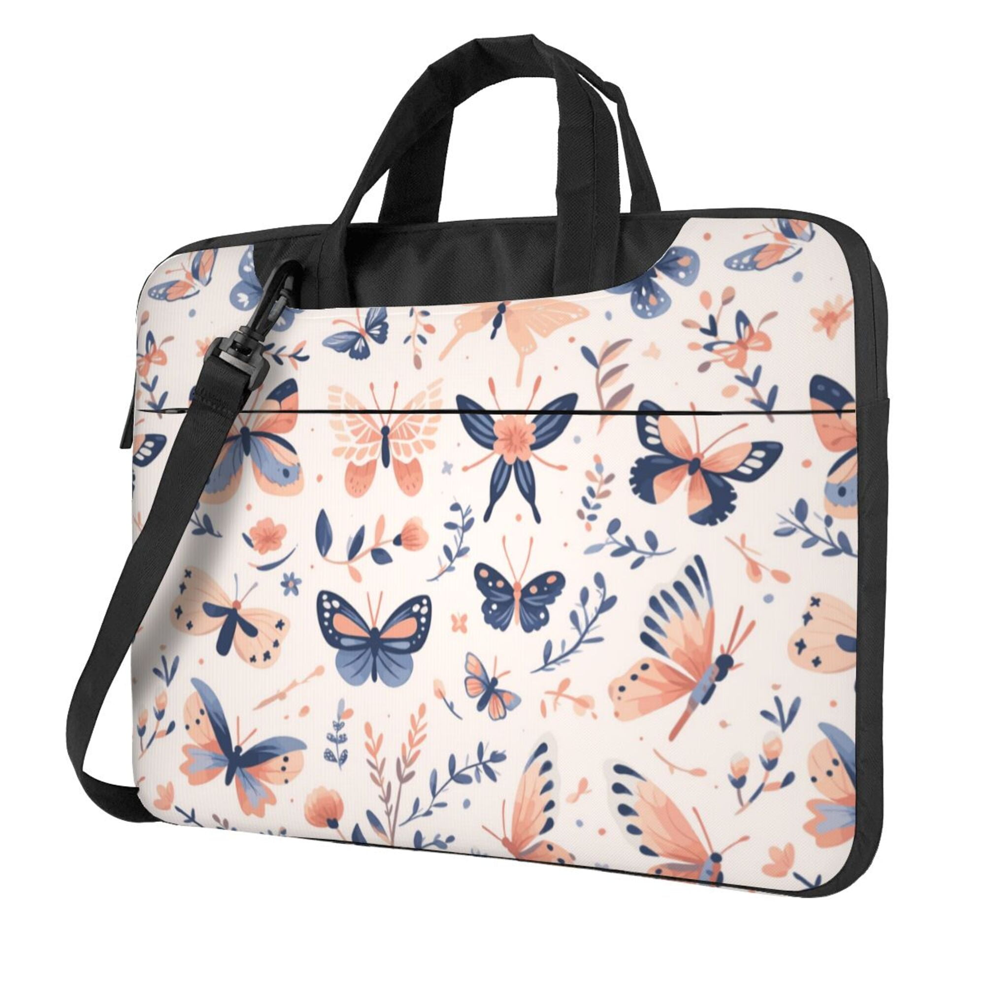 ZICANCN Laptop Case 14 inch, Beautiful Butterflies Boho Line Work ...