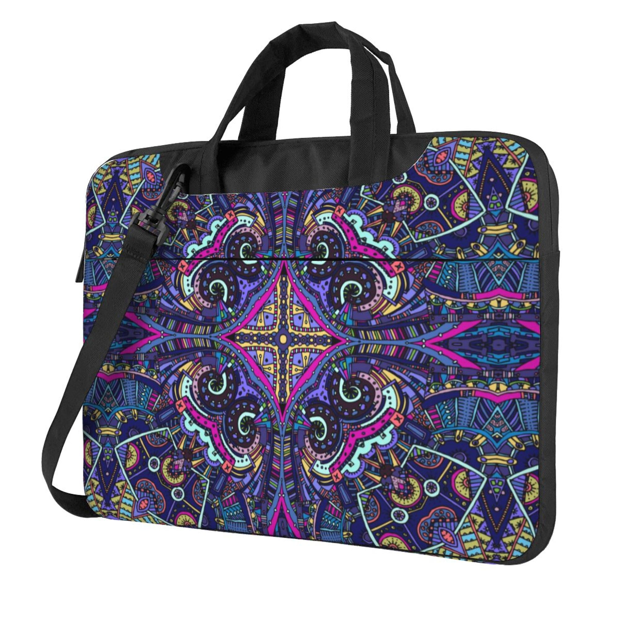 ZICANCN Laptop Case 14 inch, Boho Stribal Ethnic Native Work Shoulder ...