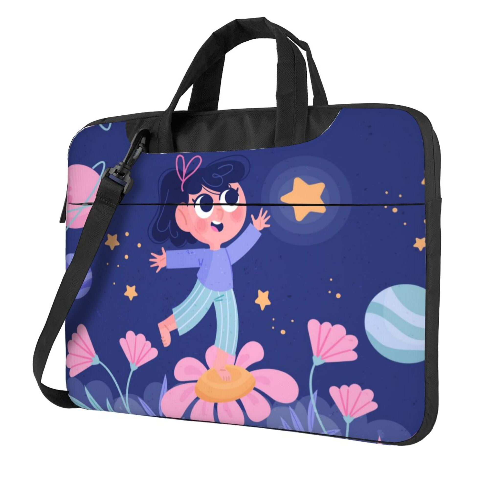 ZICANCN Laptop Case 14 inch, Cartoon Girl Garden Dancing Work Shoulder ...