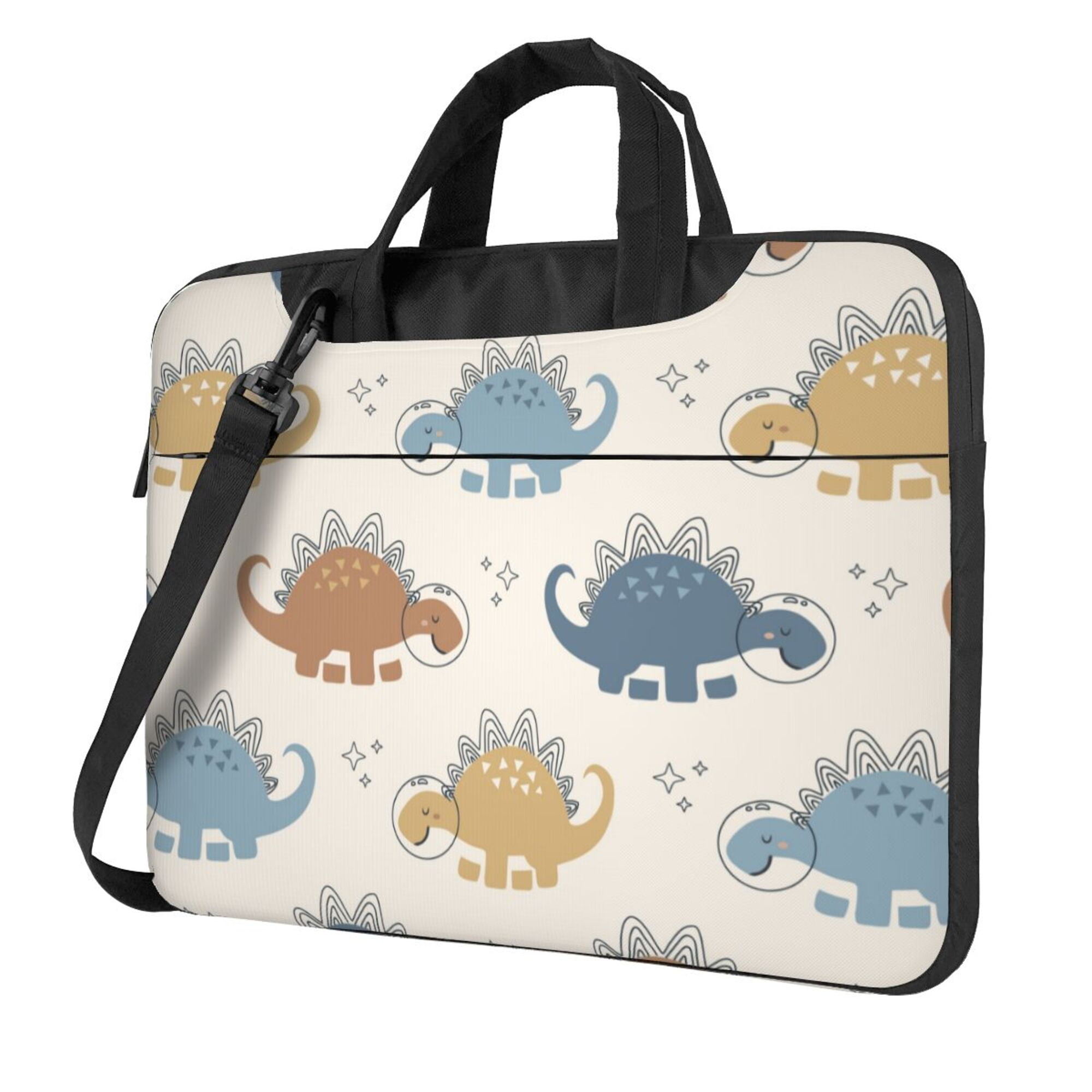 ZICANCN Laptop Case 14 inch, Cute Cartoon Art Dinosaur Work Shoulder ...