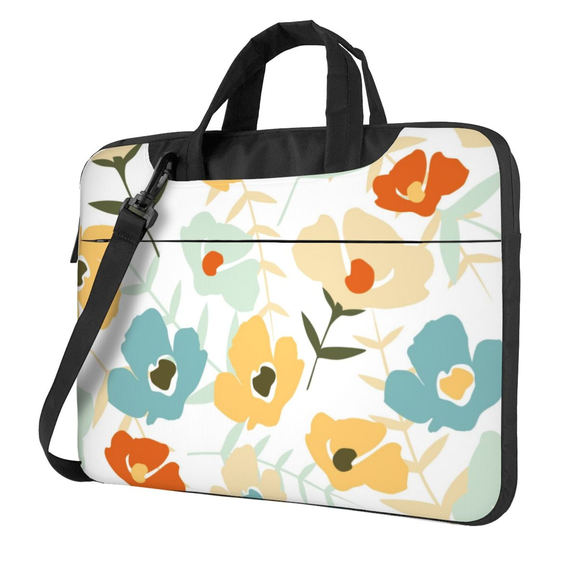 ZICANCN Laptop Case 14 inch, Flower Botanical Modern Floral Work ...