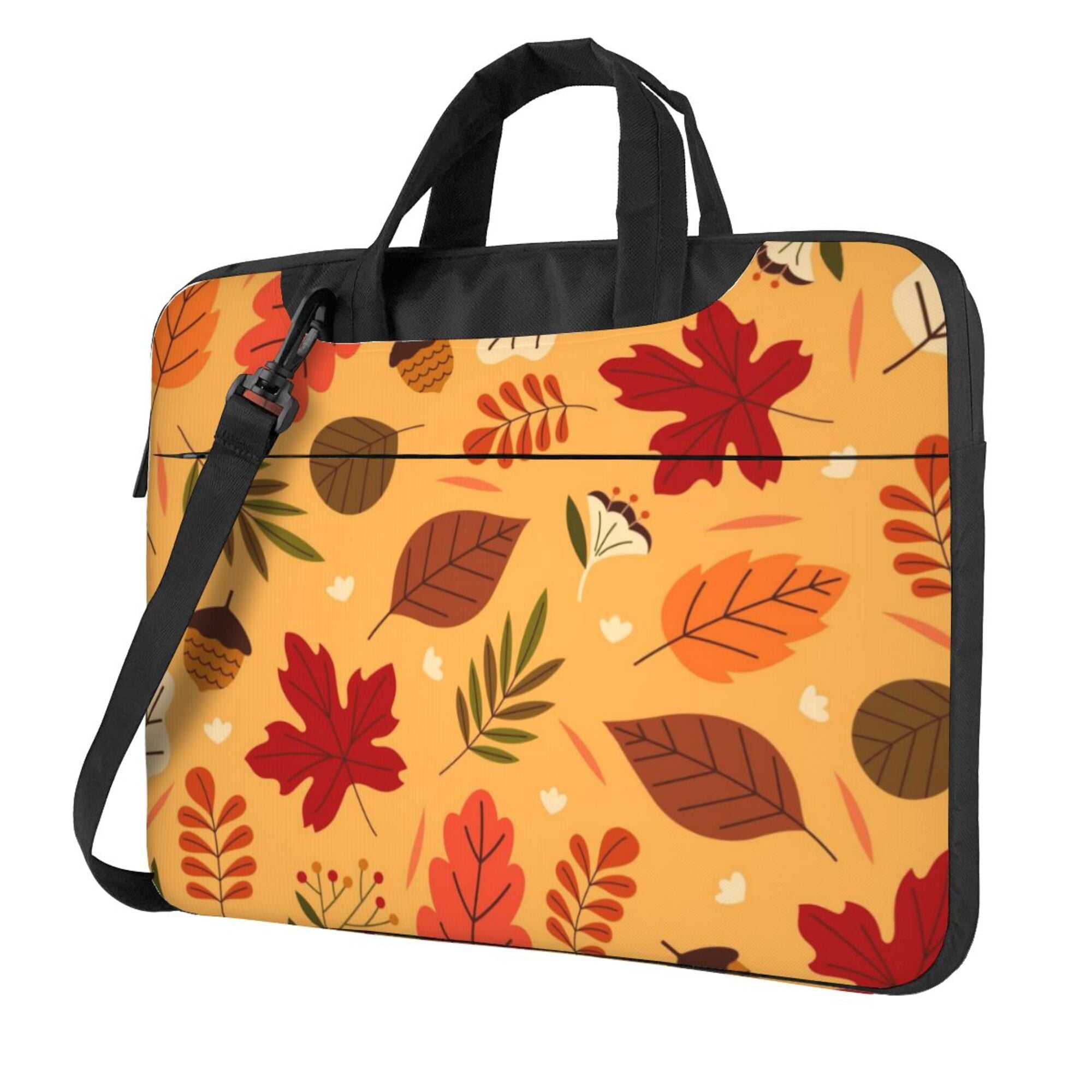 ZICANCN Laptop Case 14 inch, Forest Cartoon Leaves Work Shoulder ...