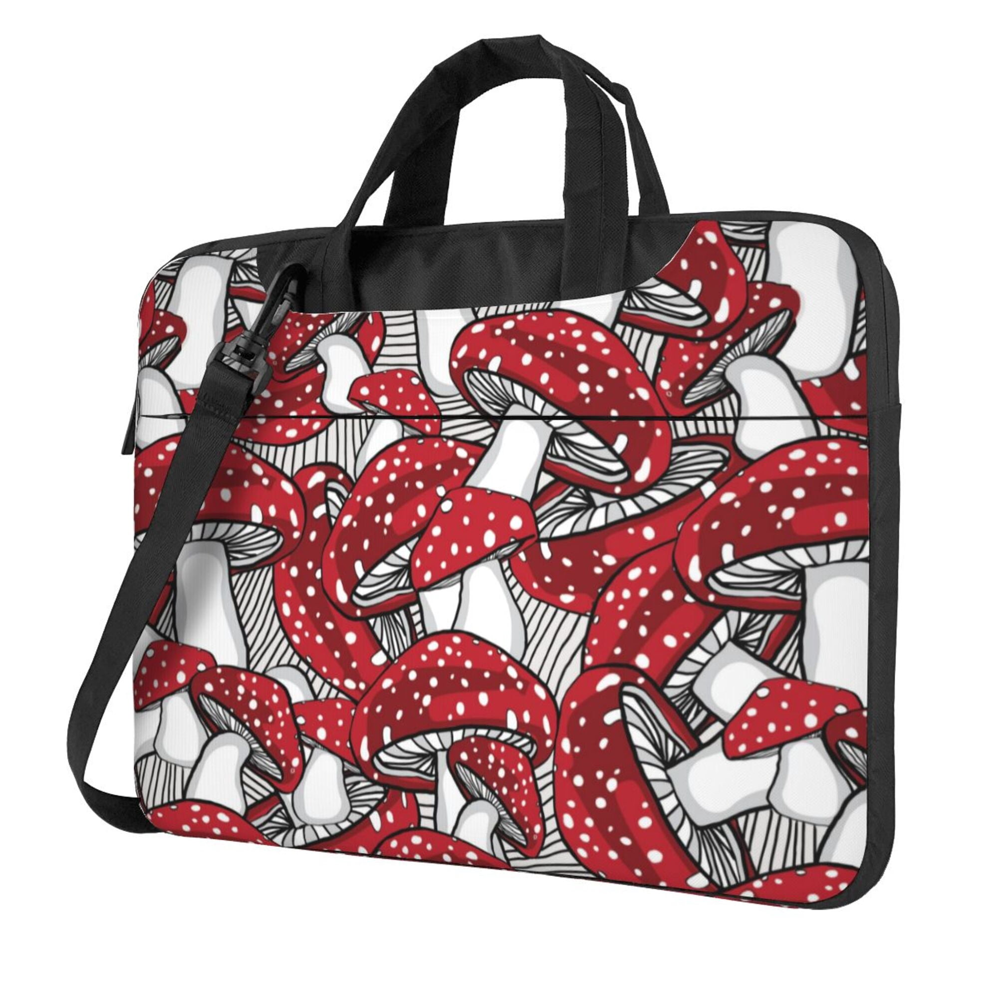ZICANCN Laptop Case 14 inch, Forest Red Mushroom Work Shoulder ...