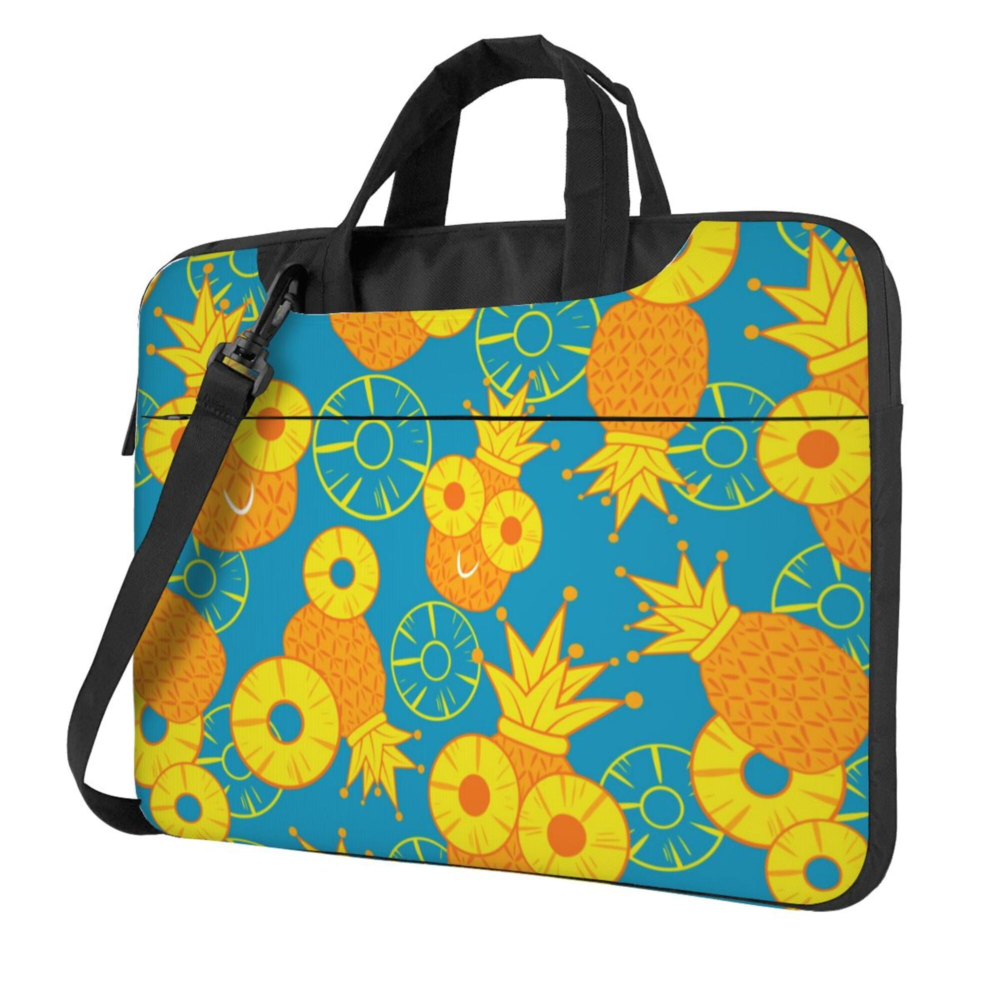 ZICANCN Laptop Case 14 inch, Funny Pineapple Cute Doodle Work Shoulder ...