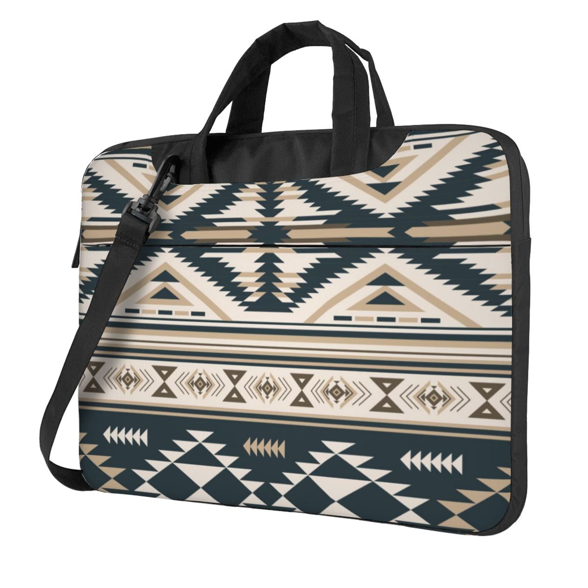 ZICANCN Laptop Case 14 inch, Geometric Native Aztec American Blue Work ...