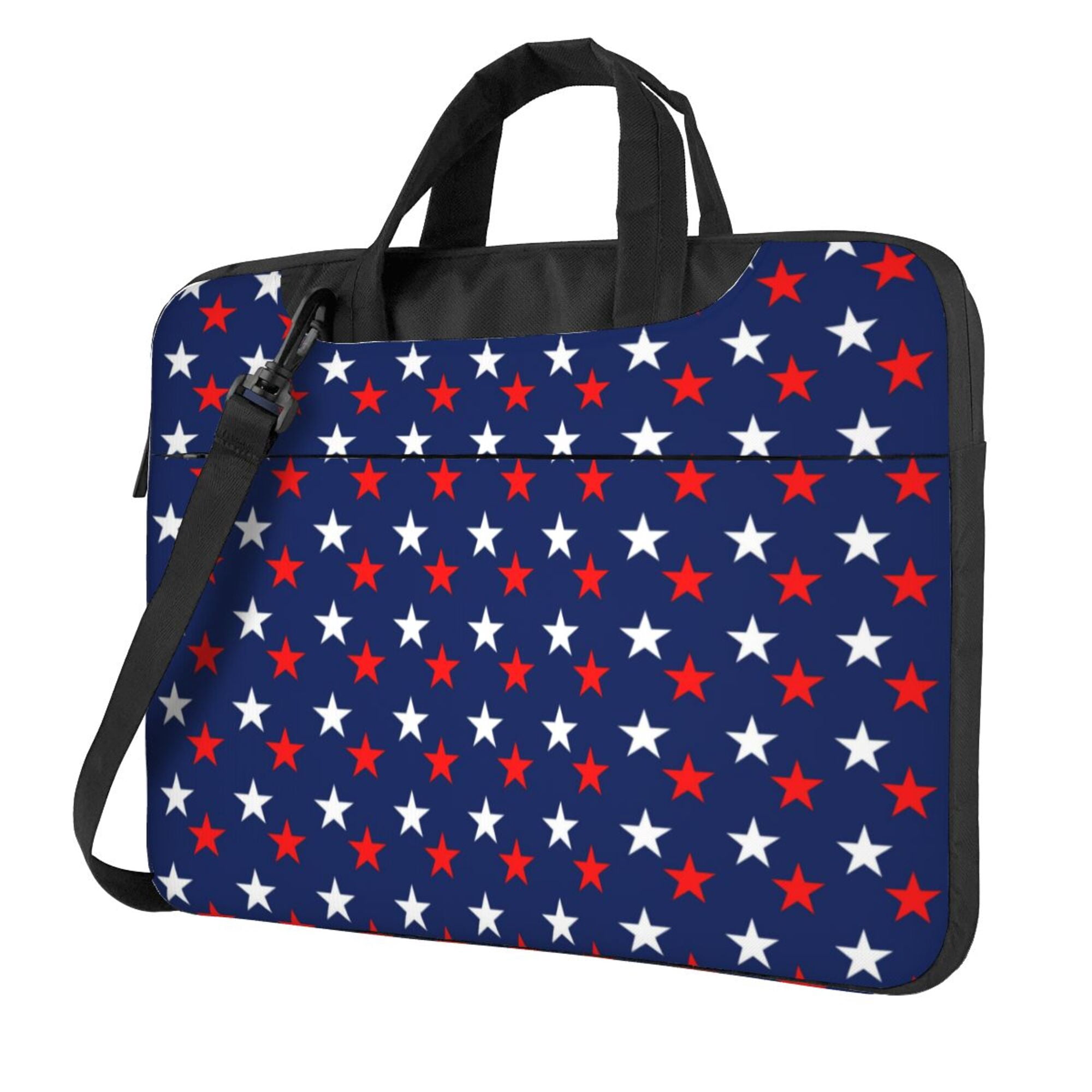 ZICANCN Laptop Case 14 inch, Geometry Red White Blue Stars Work ...