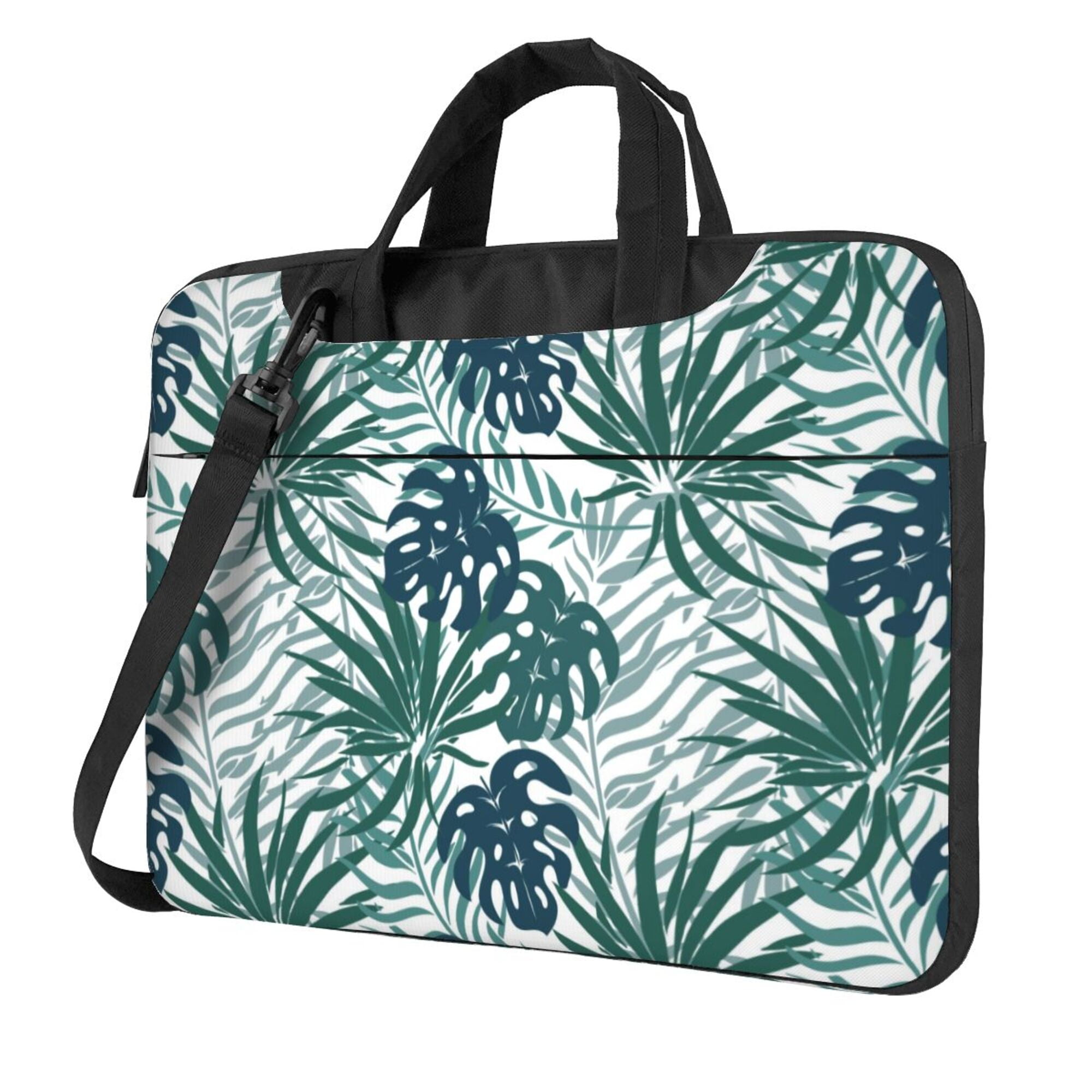 ZICANCN Laptop Case 14 inch, Green Minimalist Branch Art Work Shoulder ...