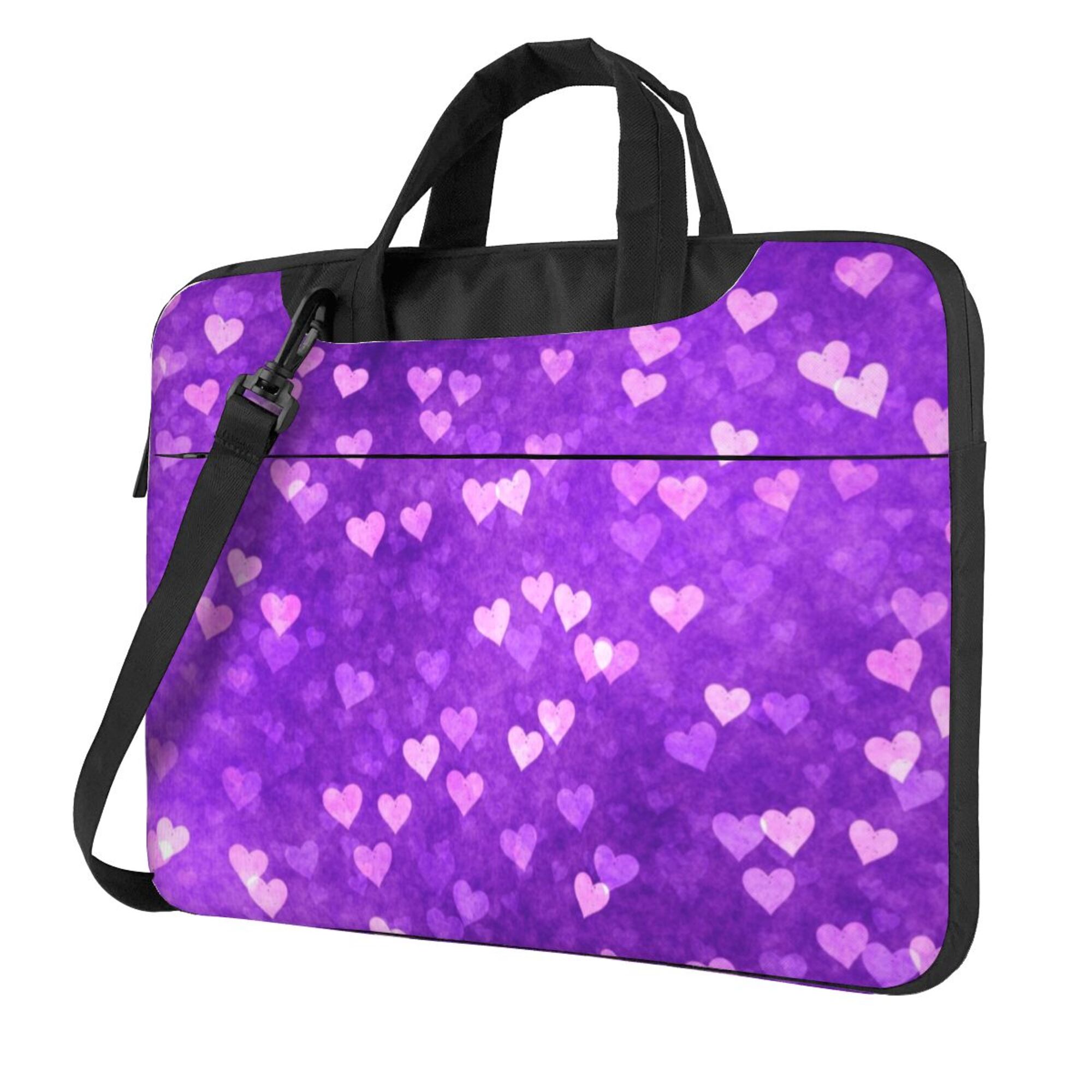 ZICANCN Laptop Case 14 inch, Hearts Bokeh Lights Work Shoulder ...