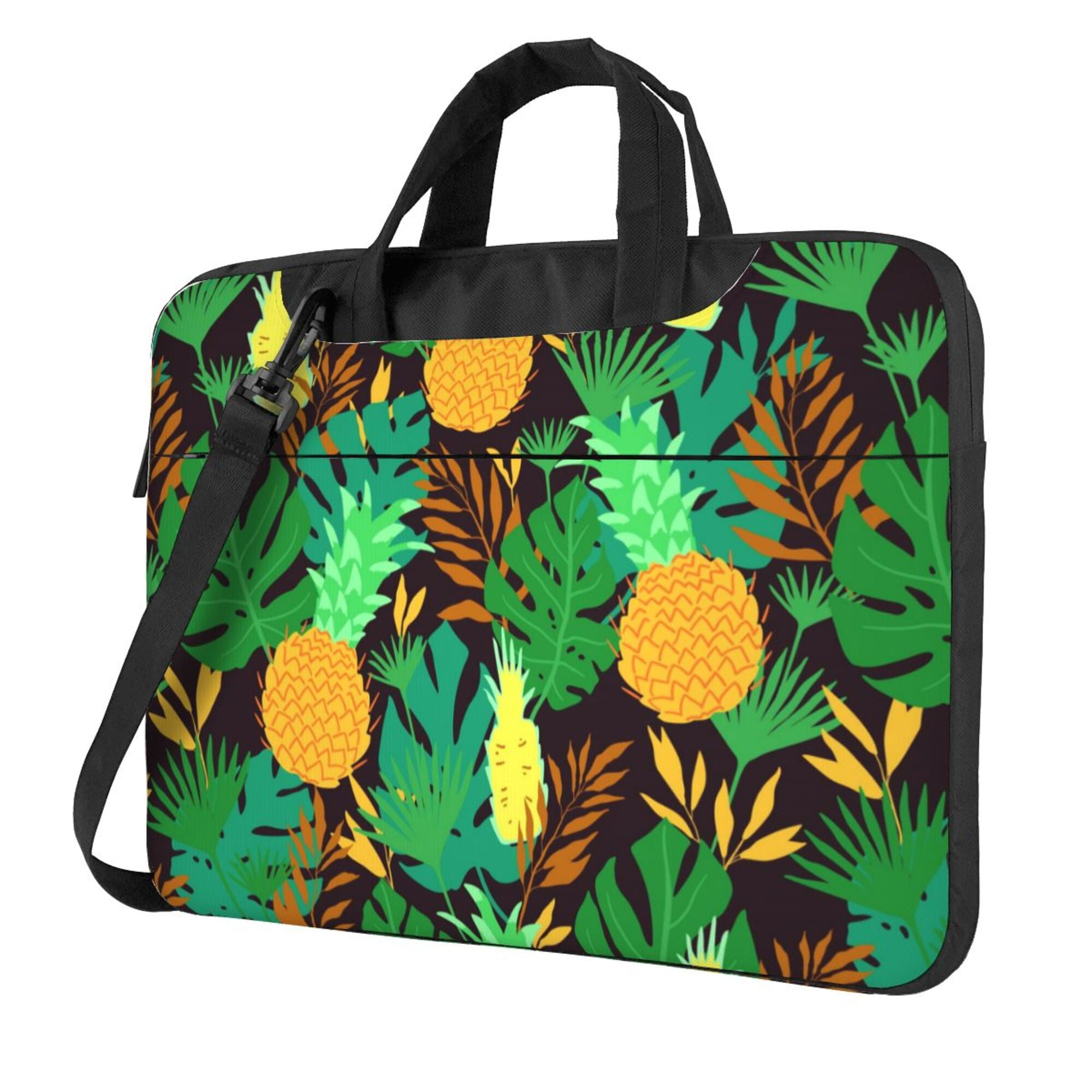 ZICANCN Laptop Case 14 inch, Pineapple Jungle Leaf Branch Work Shoulder ...