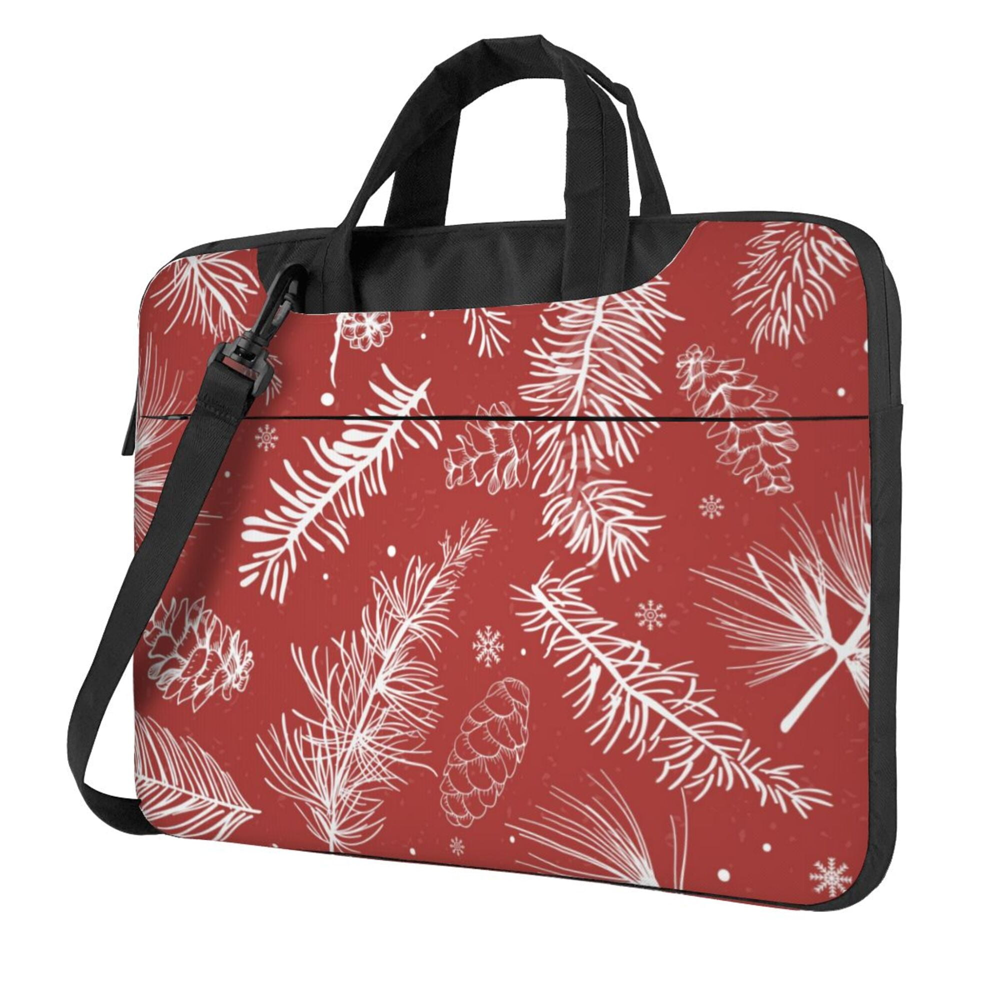 ZICANCN Laptop Case 14 inch, Red Christmas Winter Snowflake Work ...