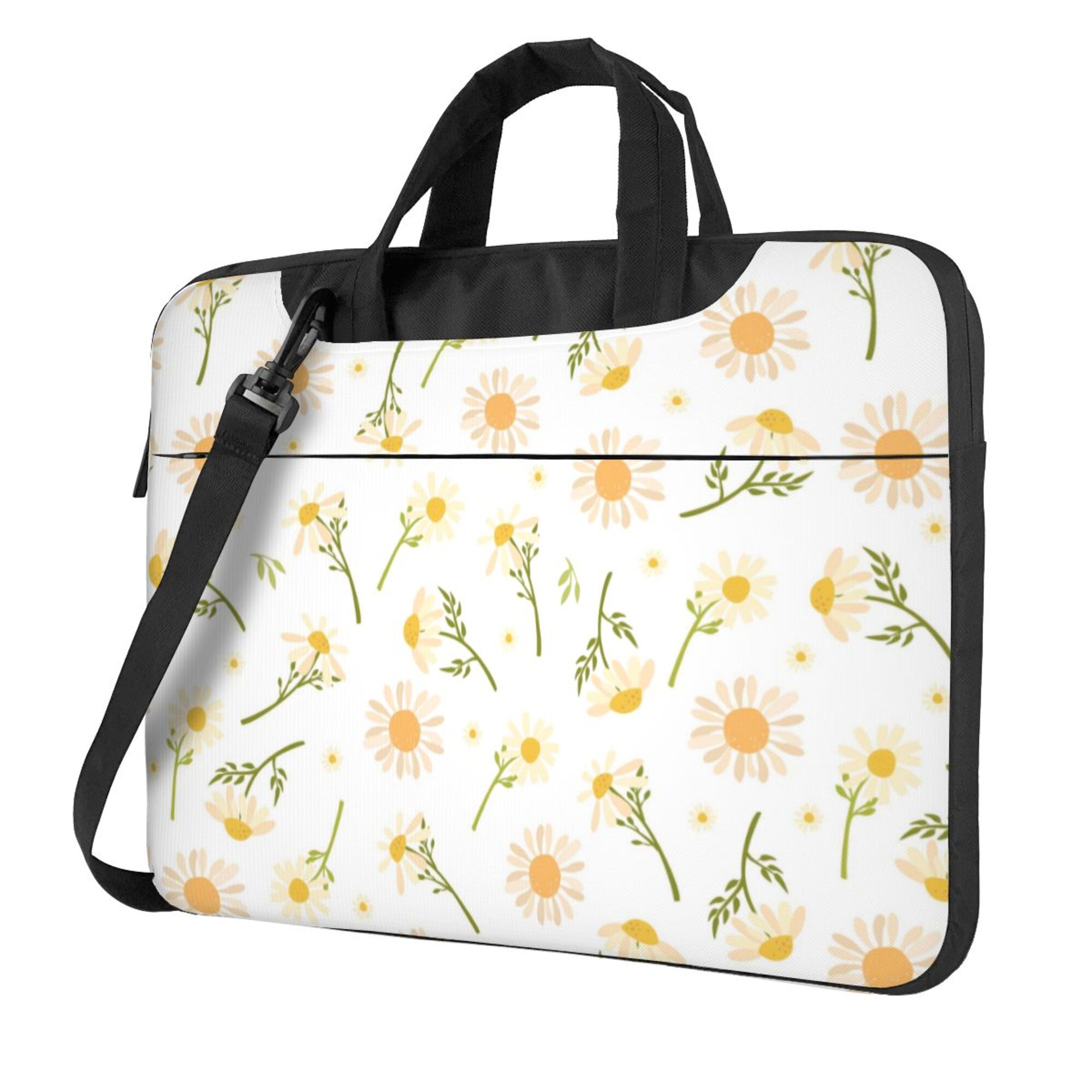 ZICANCN Laptop Case 14 inch, Sunflower Flowers Bloom Work Shoulder Messenger Business Bag for ...