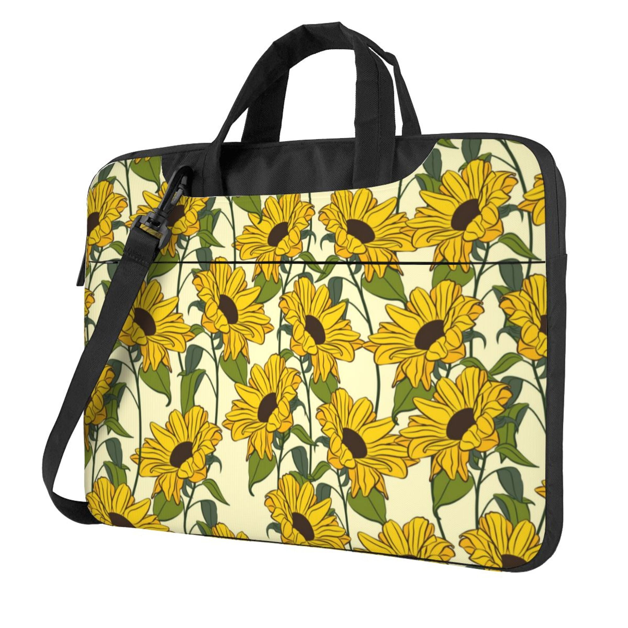 ZICANCN Laptop Case 14 inch, Sunflowers Orange Daisy Floral Work ...
