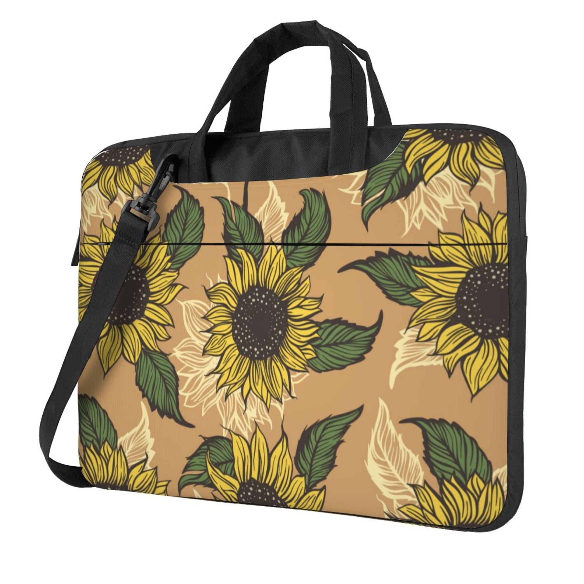 ZICANCN Laptop Case 14 inch, Yellow Sunflower Realistic Flower Work ...