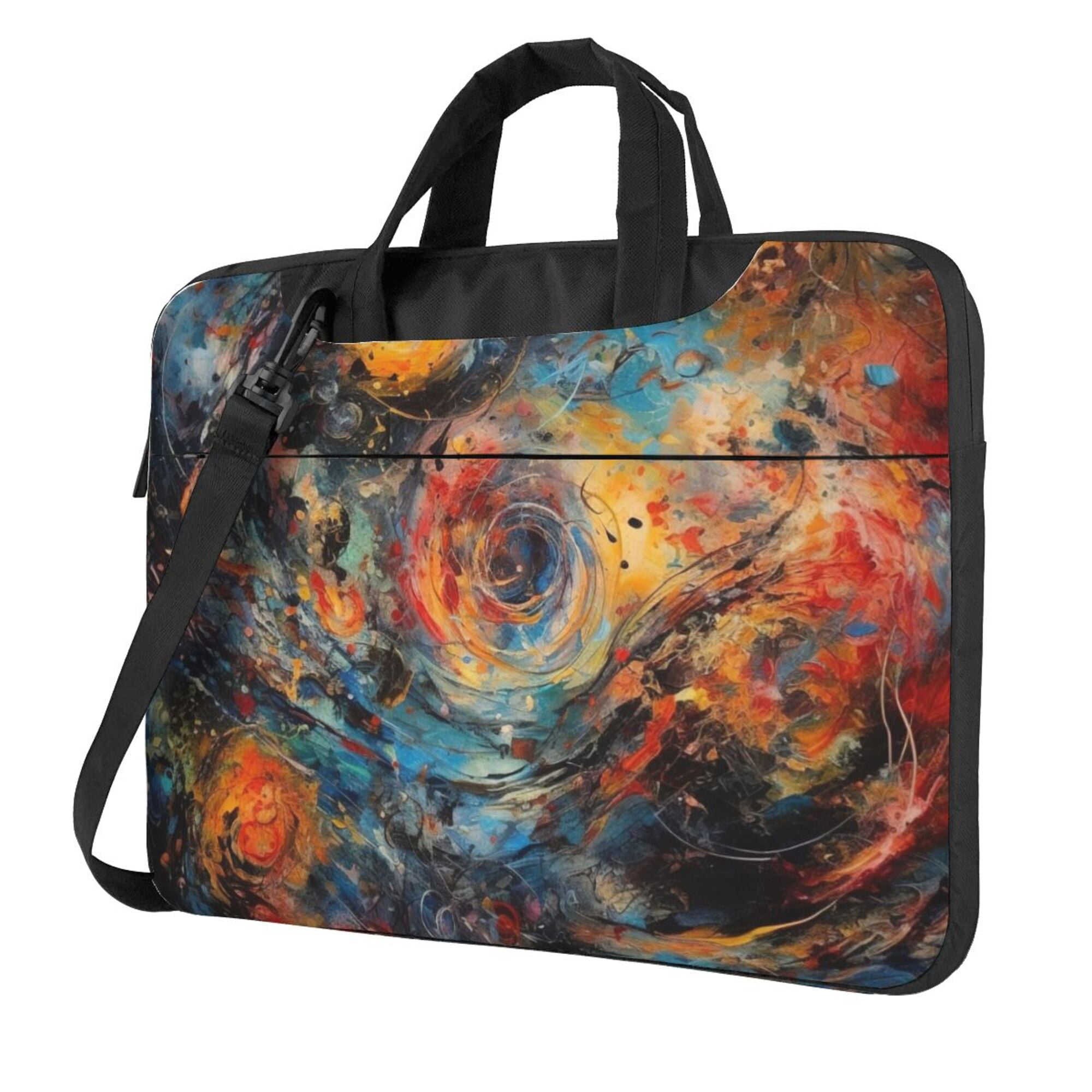 ZICANCN Laptop Case 15.6 inch, Blue Yellow Painting Work Shoulder ...