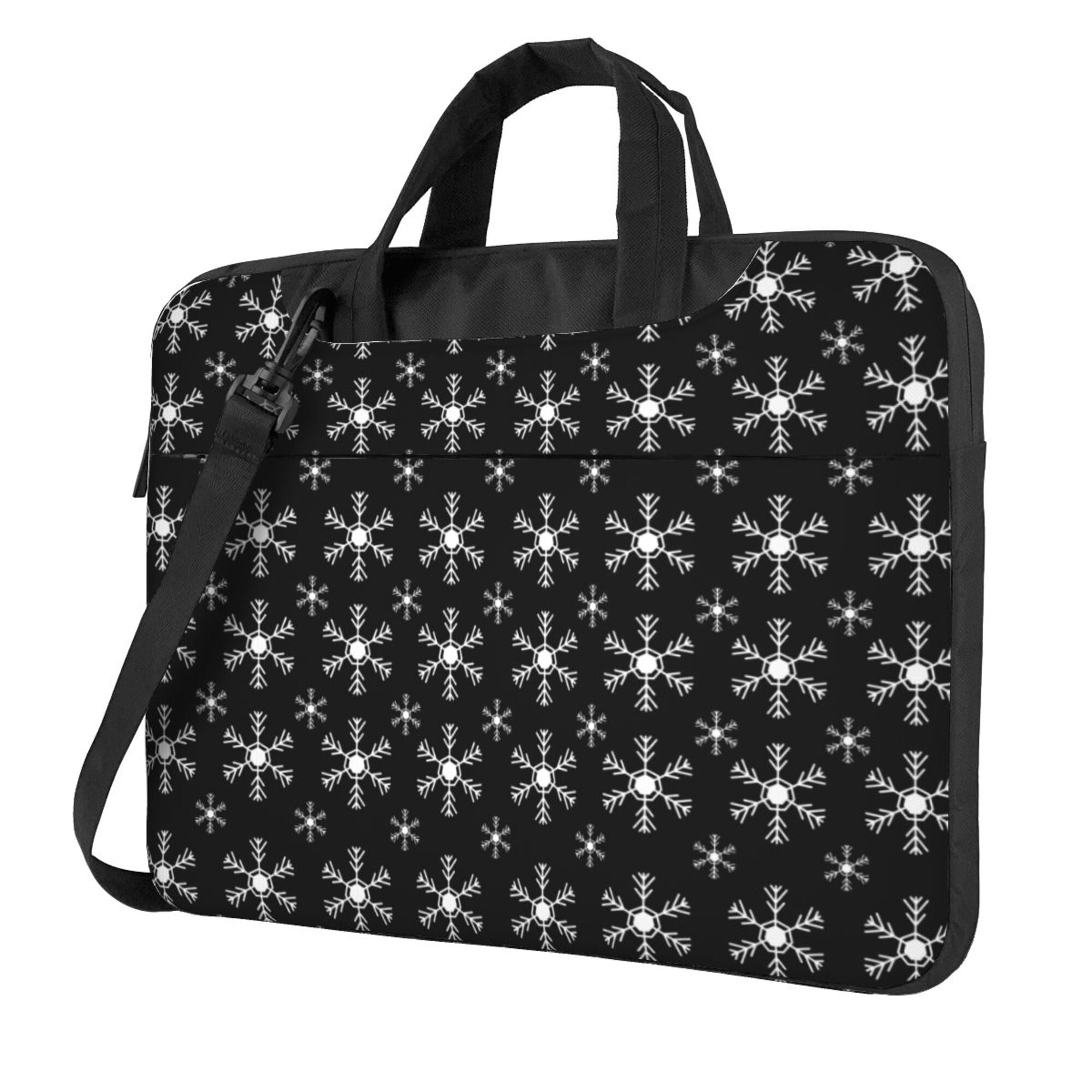 ZICANCN Laptop Case 15.6 inch, Christmas snowflakes Work Shoulder ...
