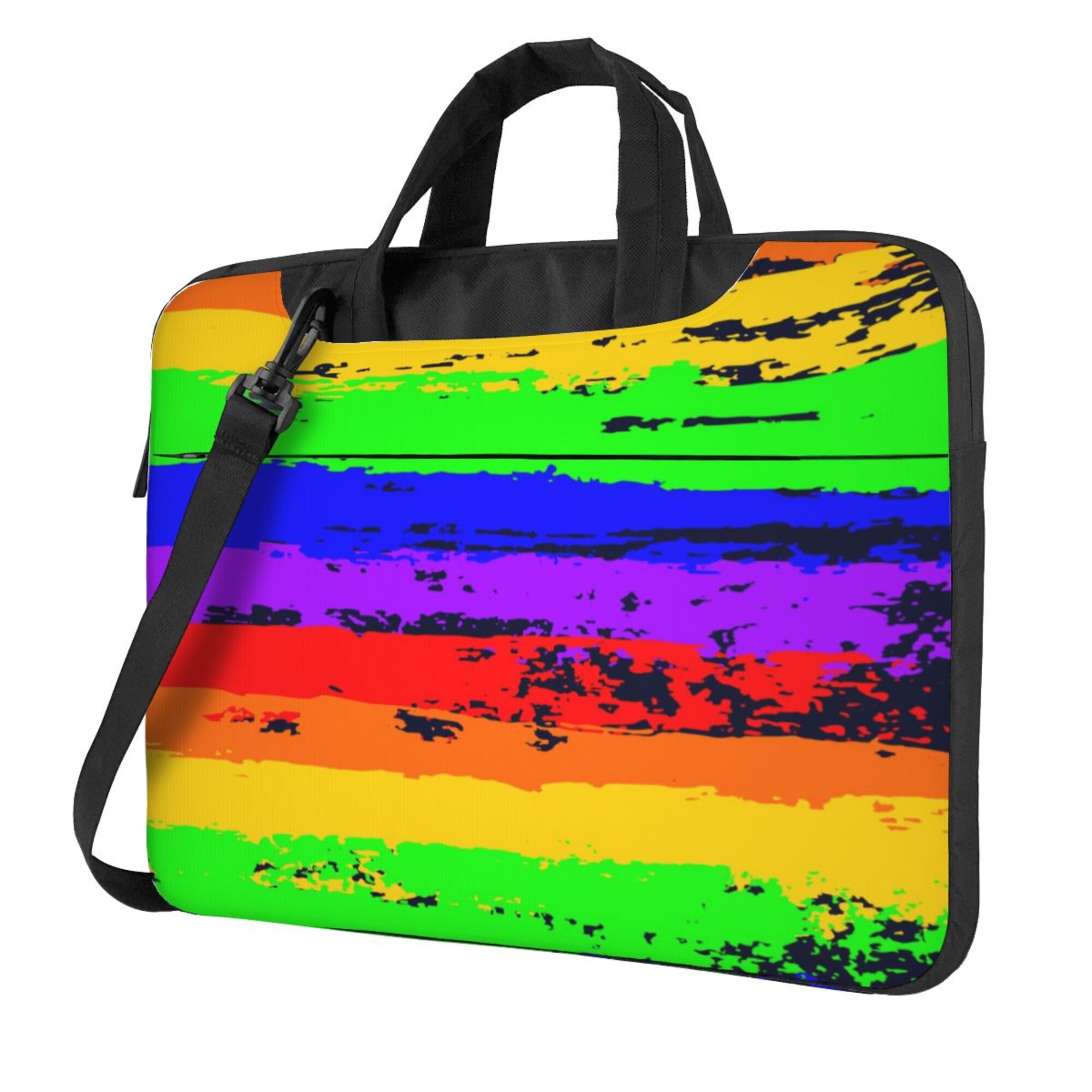 ZICANCN Laptop Case 15.6 inch, Gay Valentine Rainbow Flag Work Shoulder ...