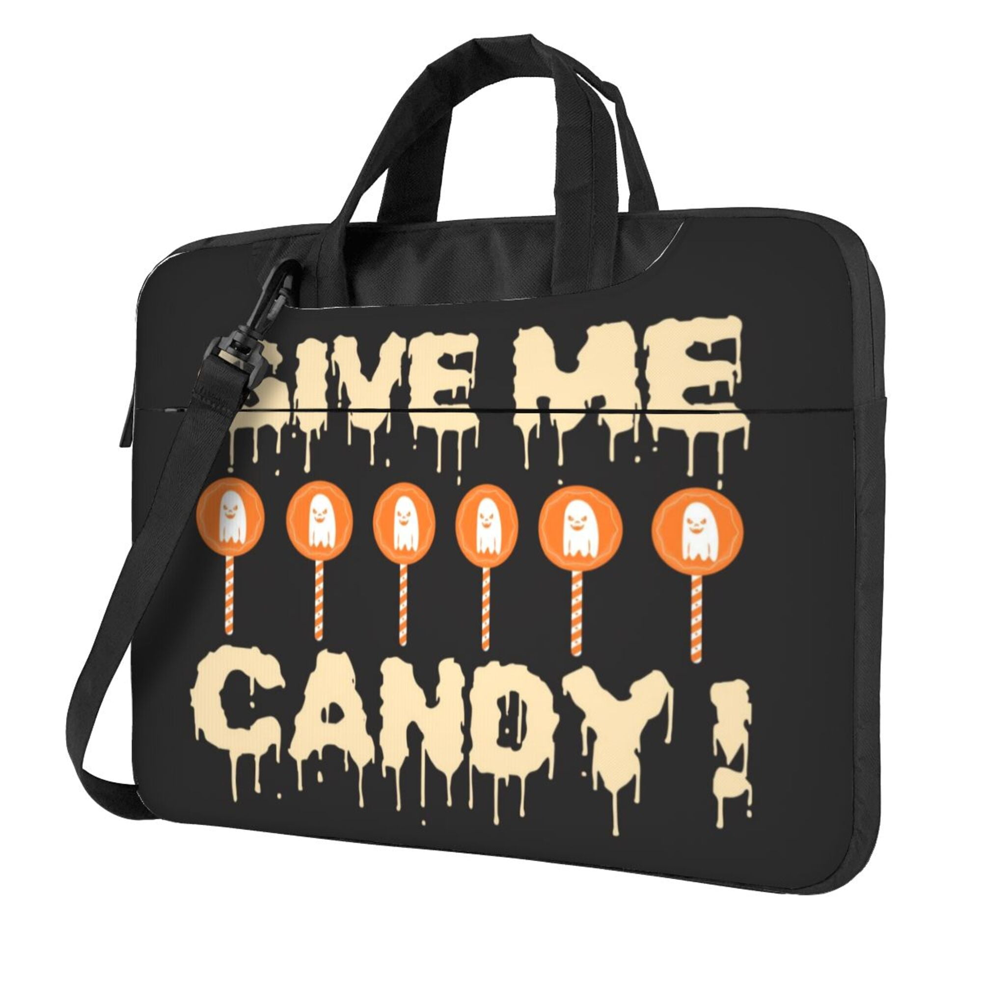 ZICANCN Laptop Case 15.6 inch, Give Me Candy Scary Ghost Work Shoulder ...