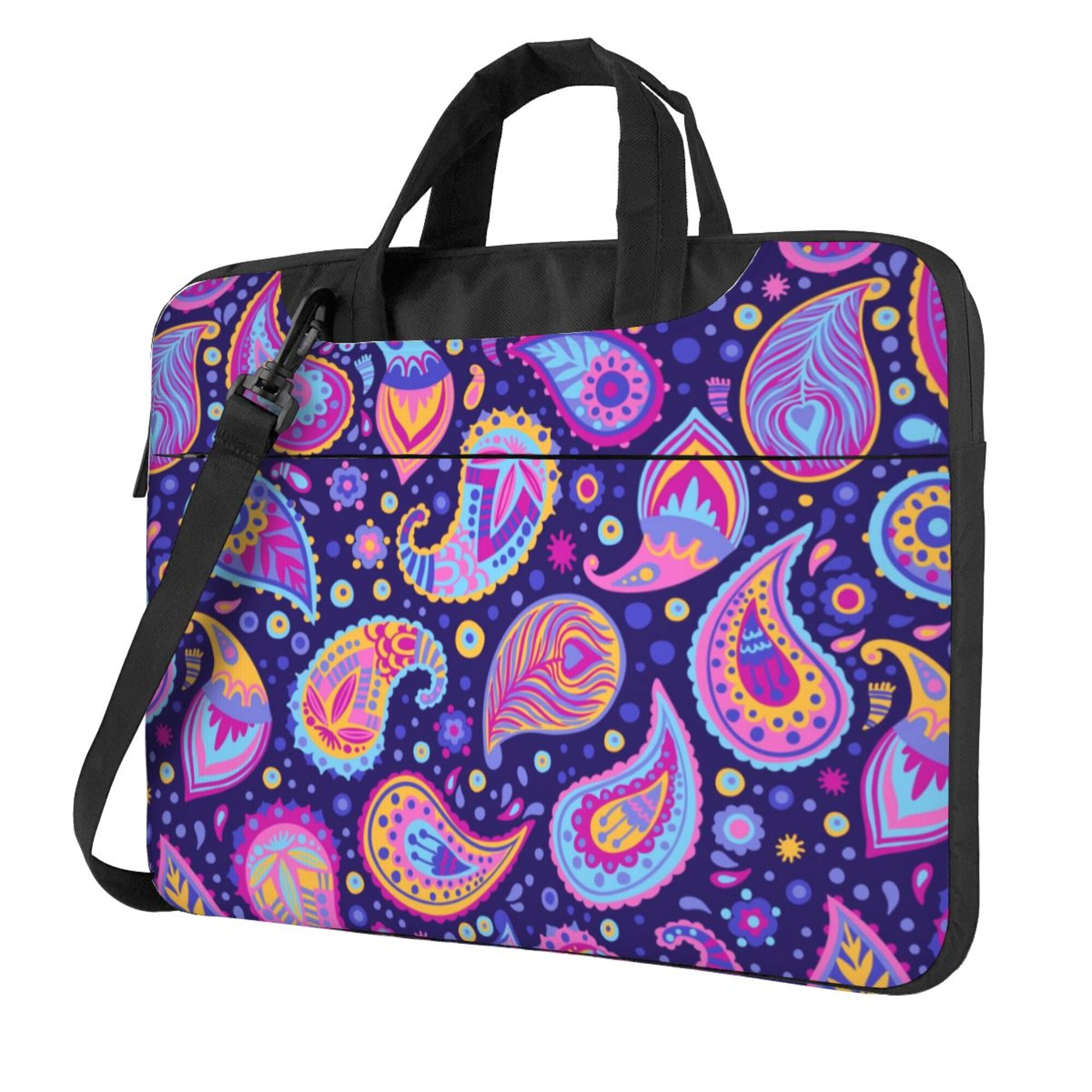 ZICANCN Laptop Case 15.6 inch, Paisley Texture Minimal Decor Work ...