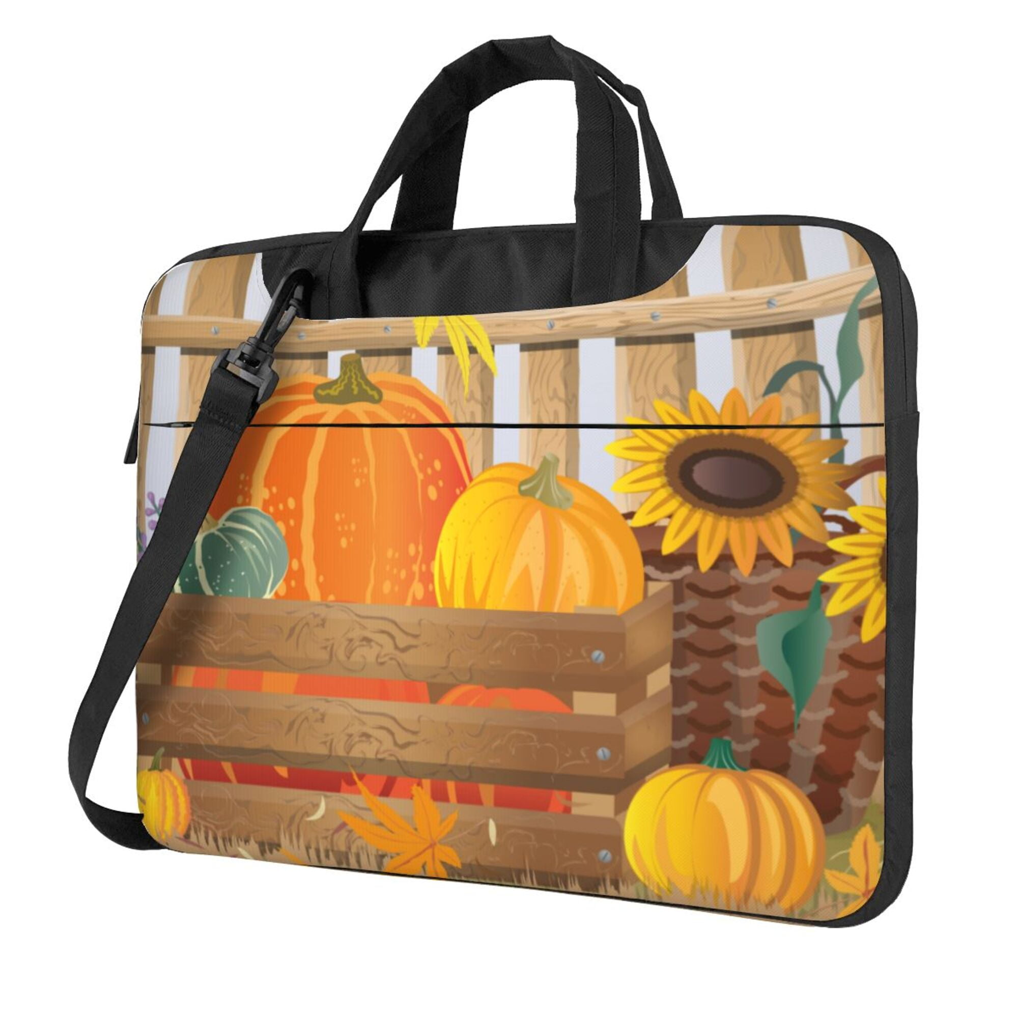 ZICANCN Laptop Case 15.6 inch, Pumpkins Squash Work Shoulder Messenger ...