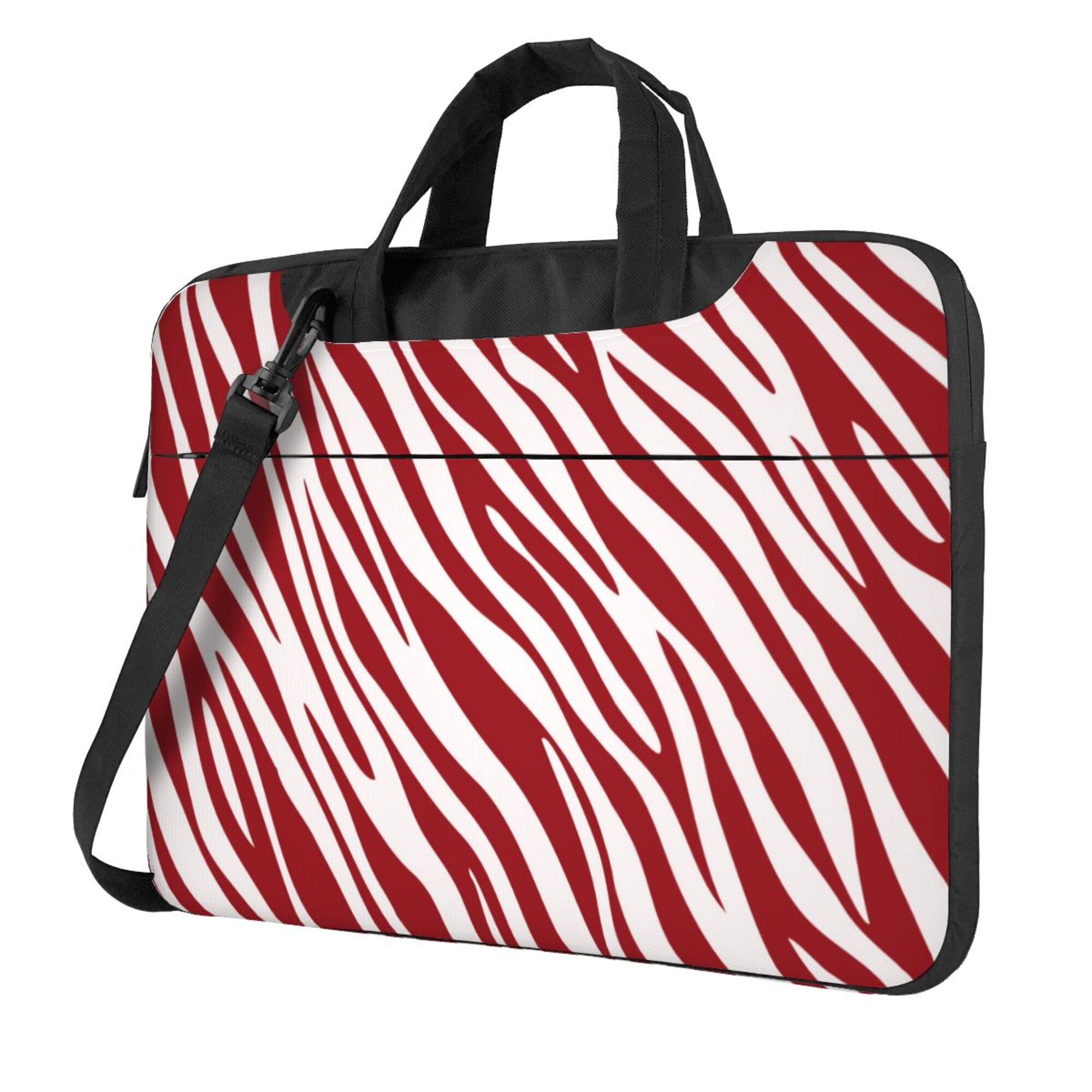 ZICANCN Laptop Case 15.6 inch, Red Zebra Animal Print Work Shoulder ...