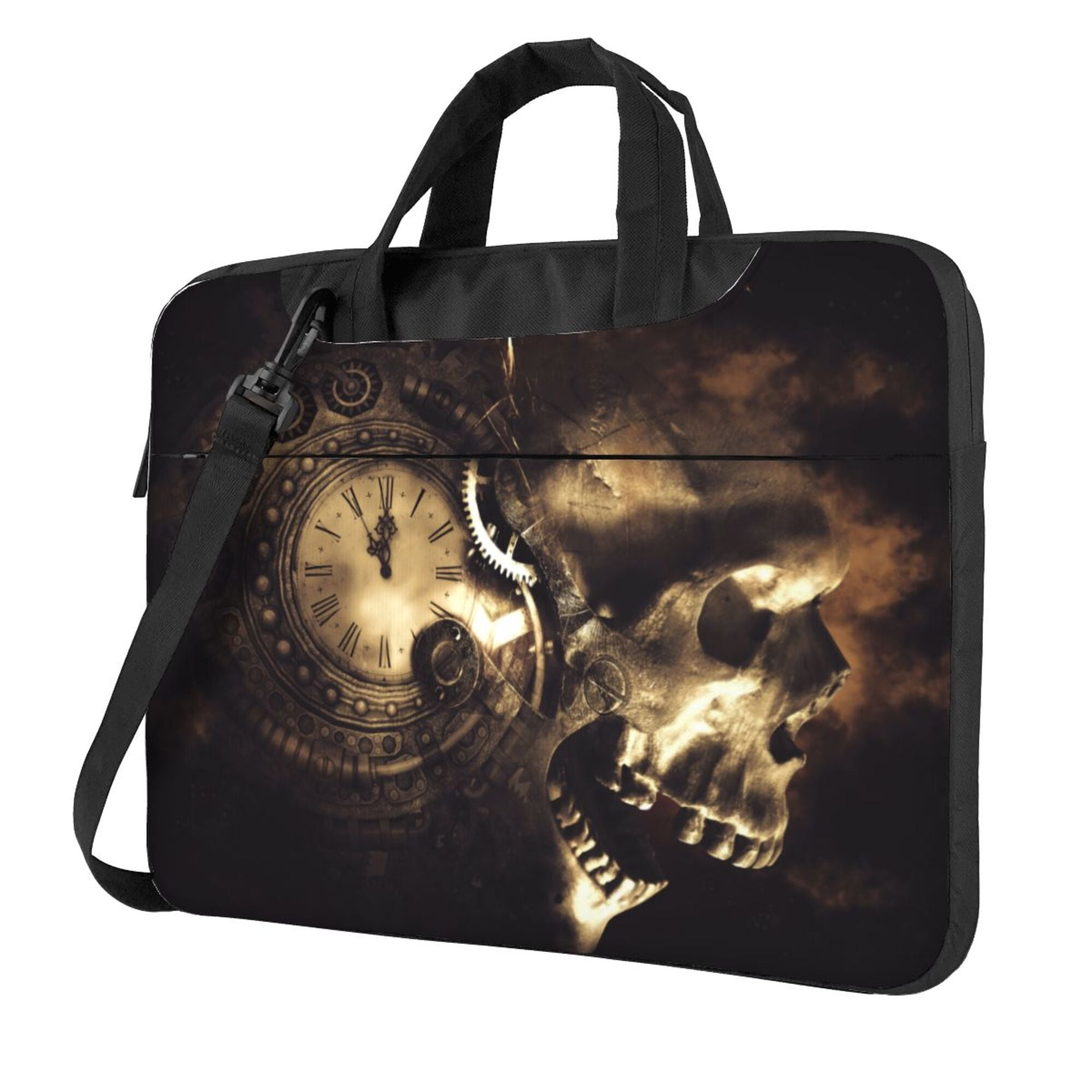 ZICANCN Laptop Case 15.6 inch, Steampunk Skeleton Machine Work Shoulder ...