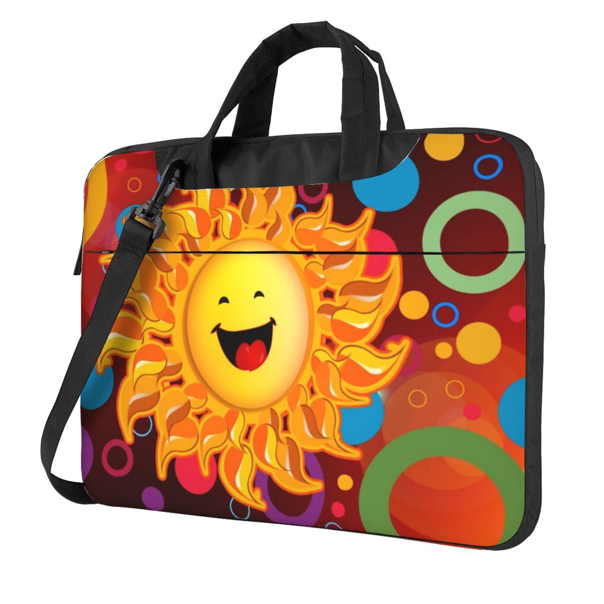 ZICANCN Laptop Case 15.6 inch, Sun Laugh Shine Work Shoulder Messenger ...