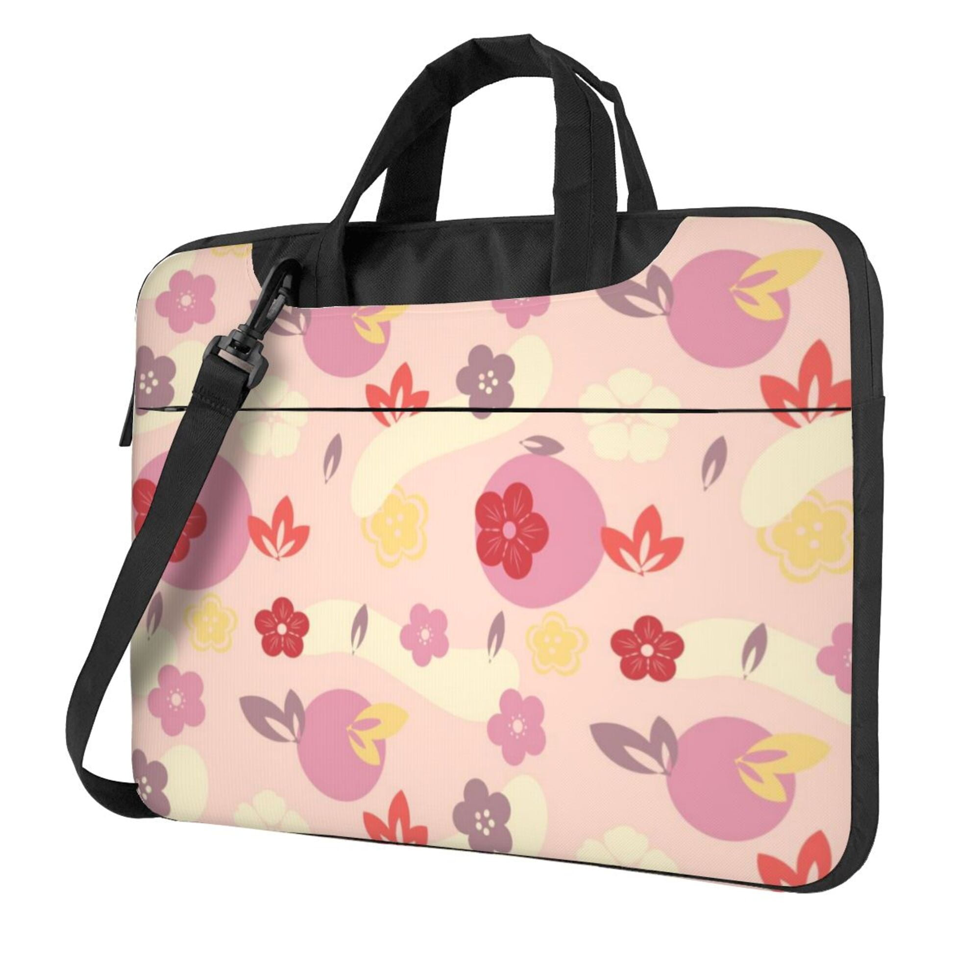 ZICANCN Laptop Case 15.6 inch, Vintage Purple Abstract Flower Work ...