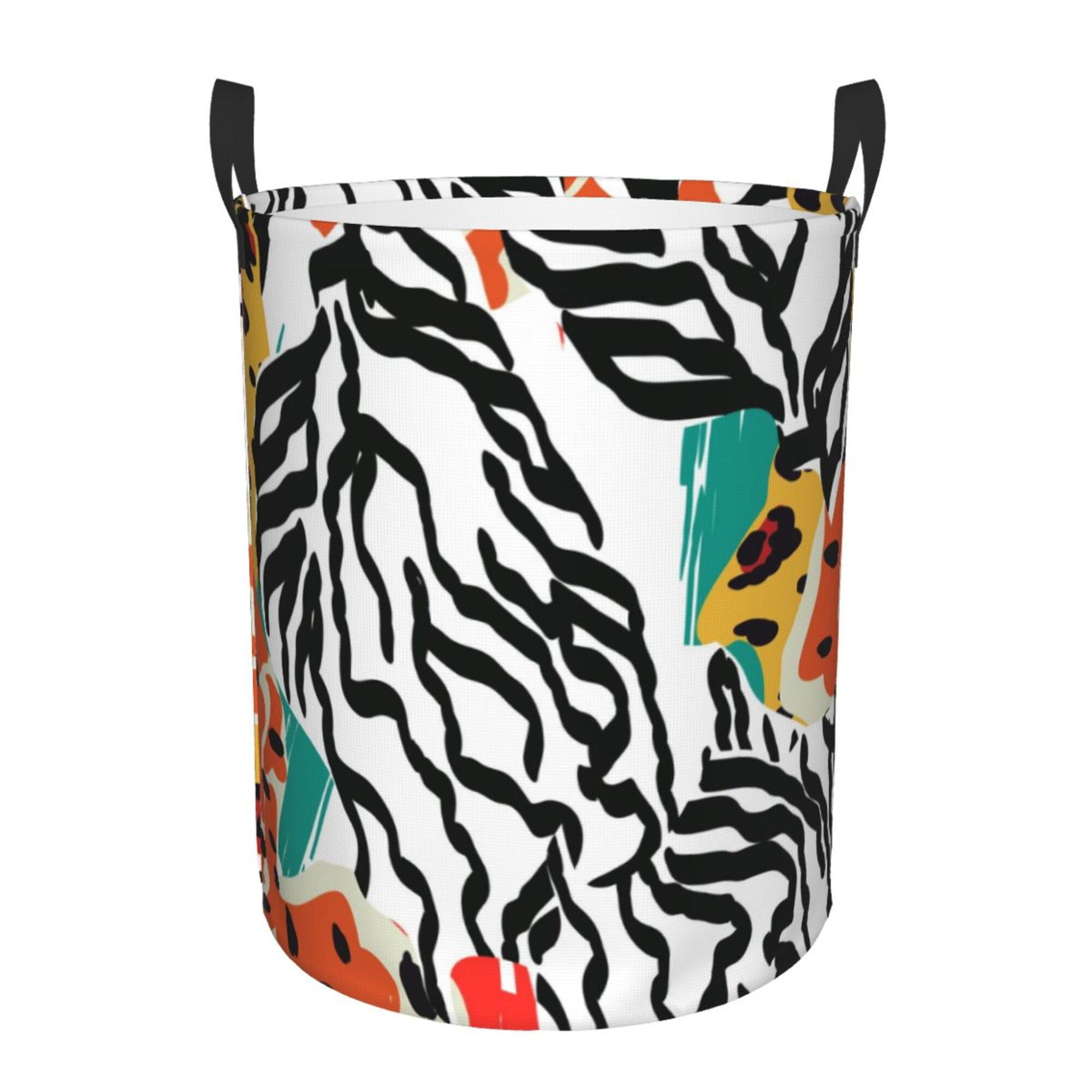ZICANCN Laundry Basket Organizer, Abstract Leopard Zebra Ethnic Print ...