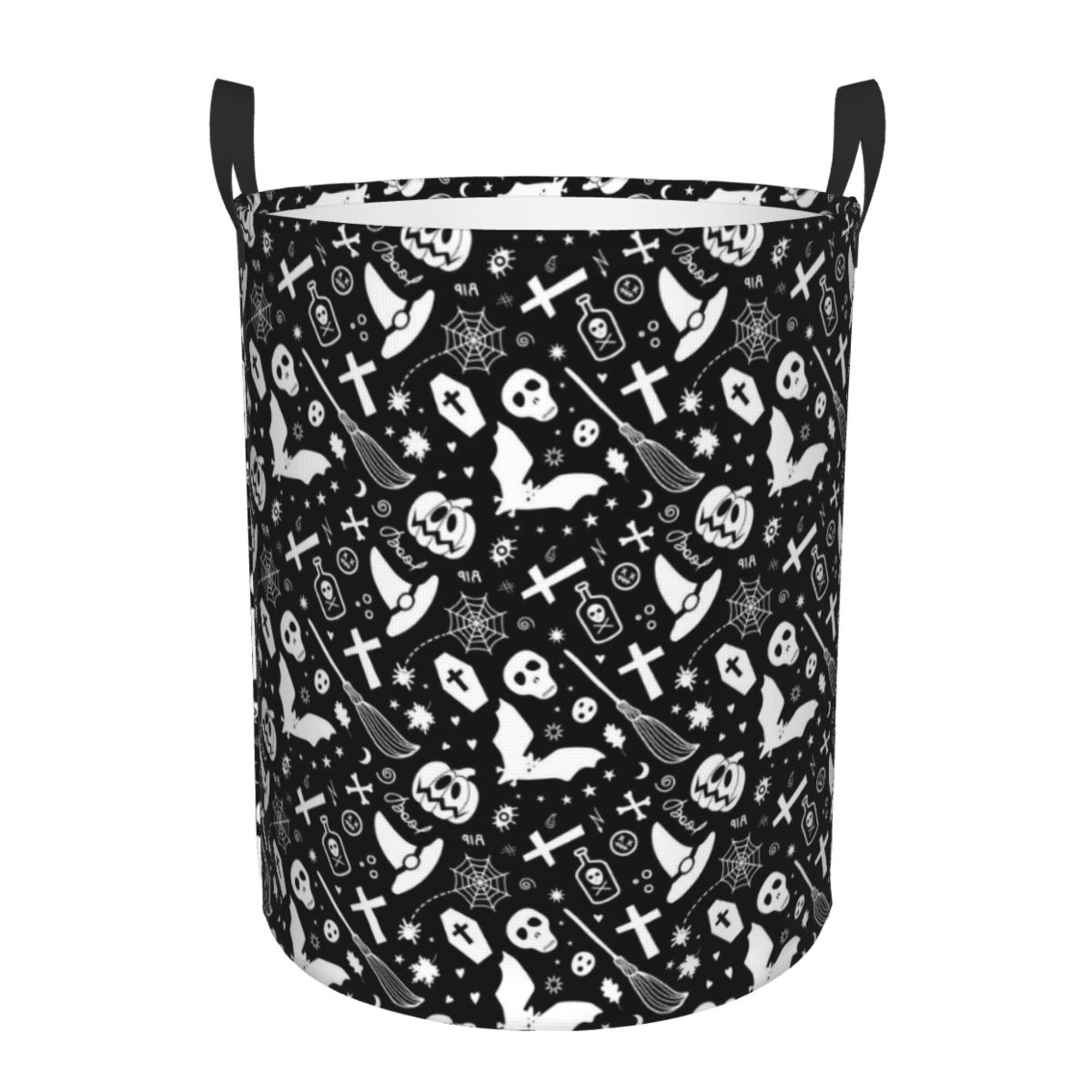 ZICANCN Laundry Basket Organizer, Black Ghastly Ghost Collapsible ...